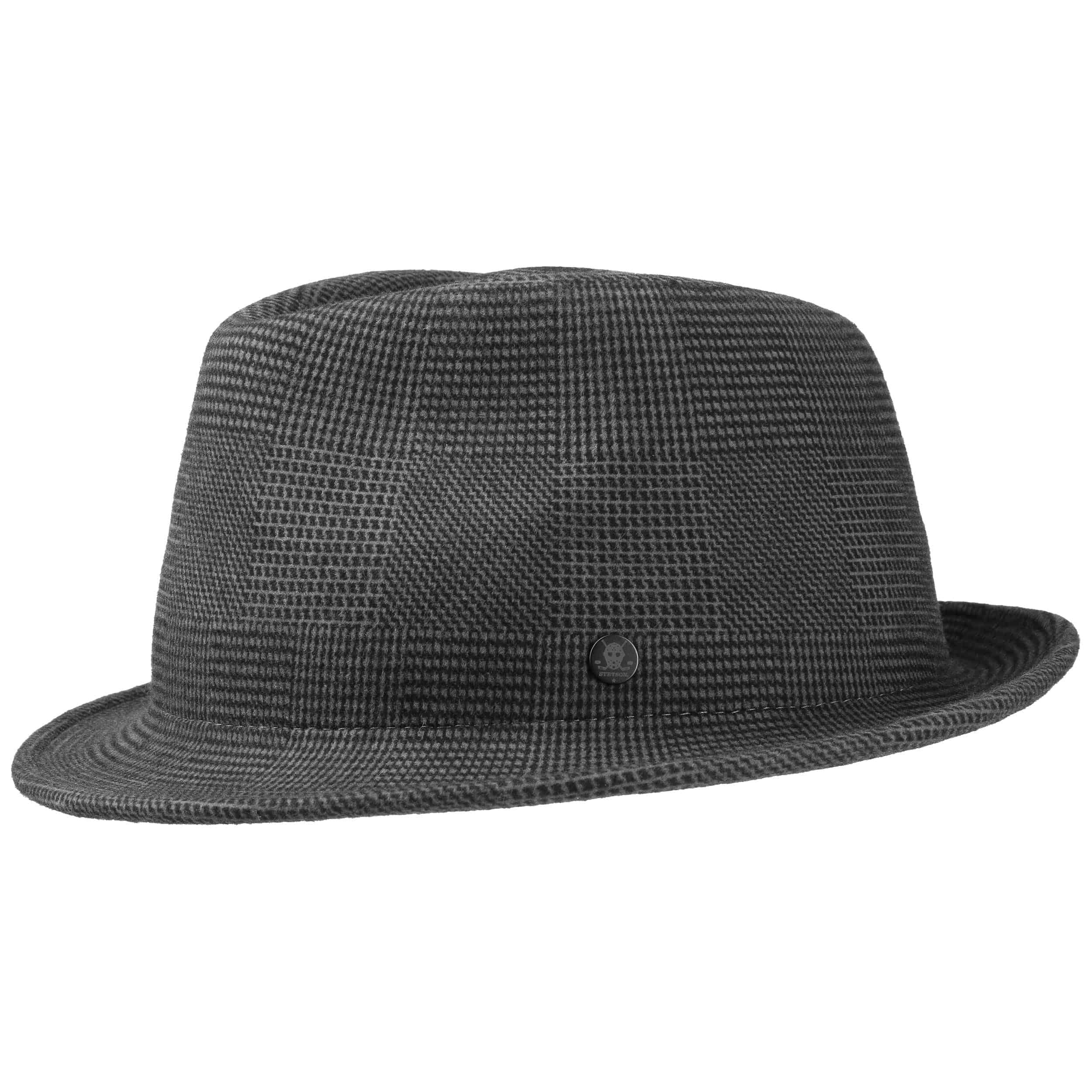 Boston Checks Trilby Wool Felt Hat by Stetson - 89,00