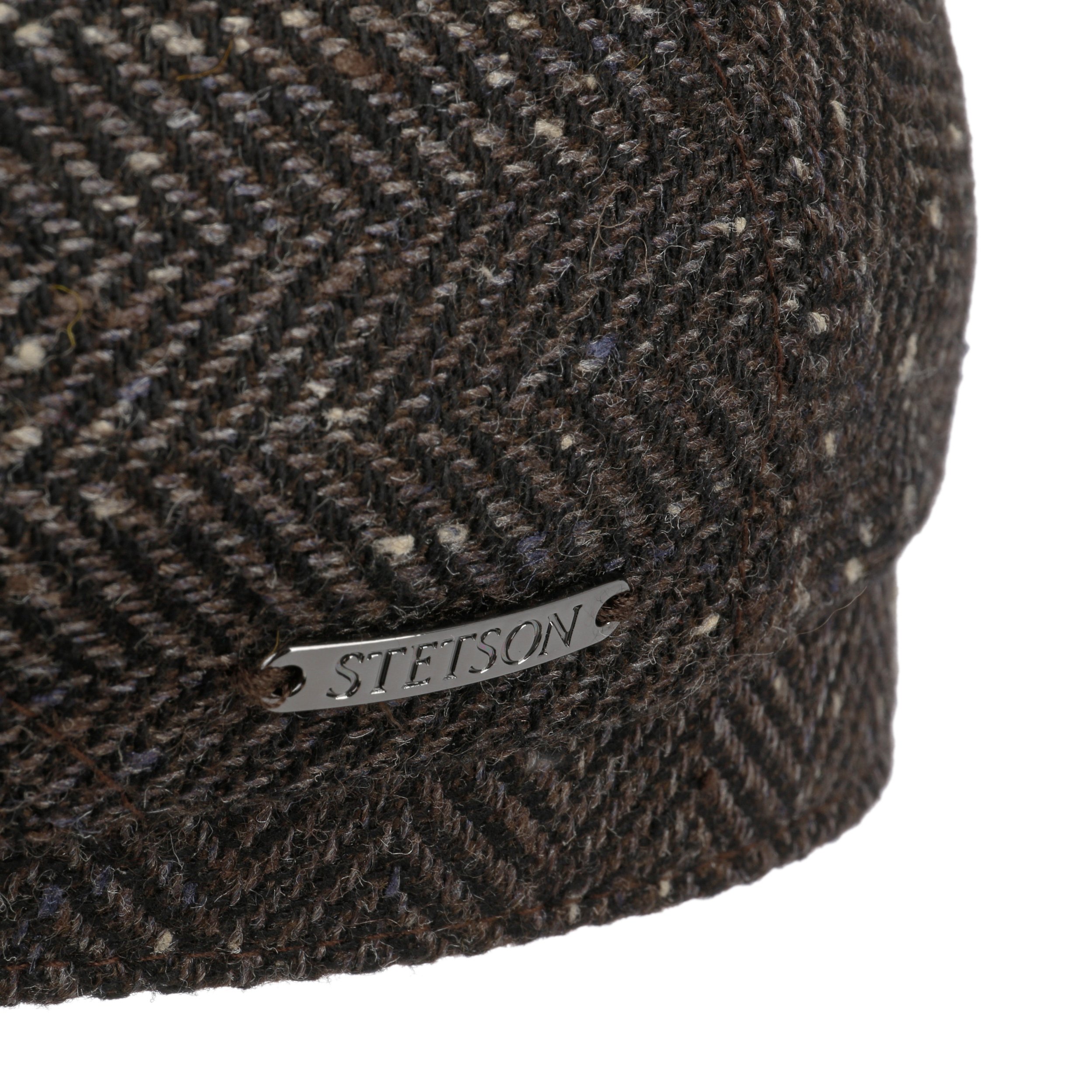 Bright Spots Cashmere Flat Cap by Stetson - 124,95