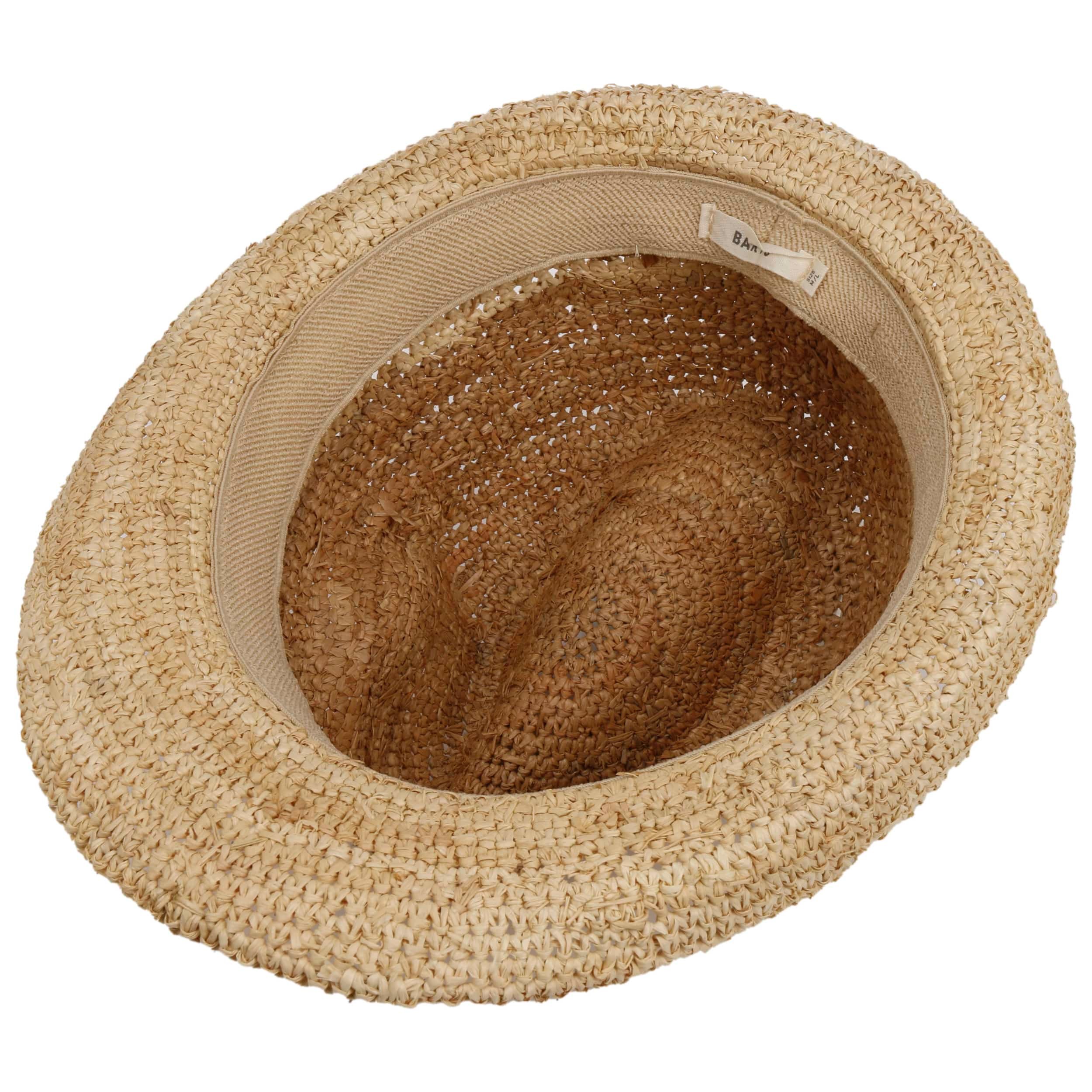 Brisbane Crochet Trilby Straw Hat by Barts - 50,95