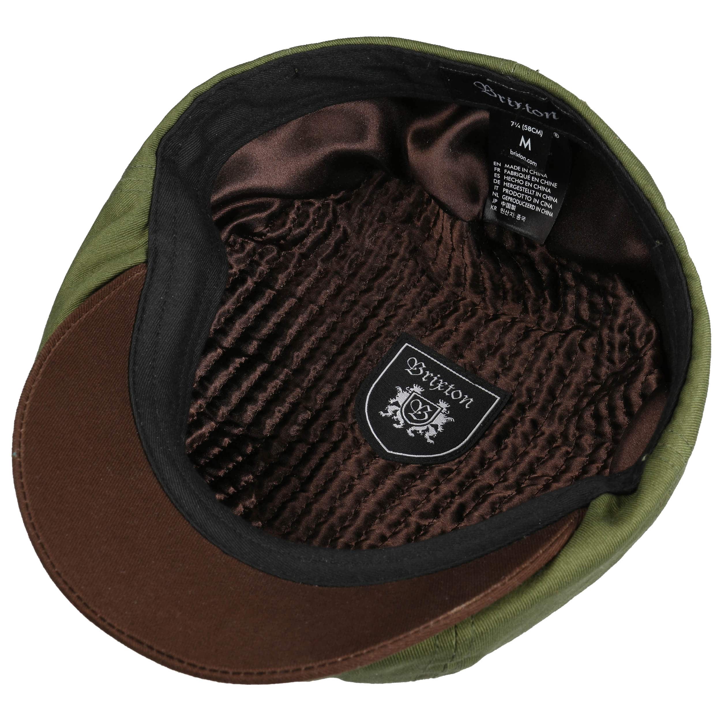 Brood Cotton Flat Cap by Brixton --> Shop Hats, Beanies & Caps online ...