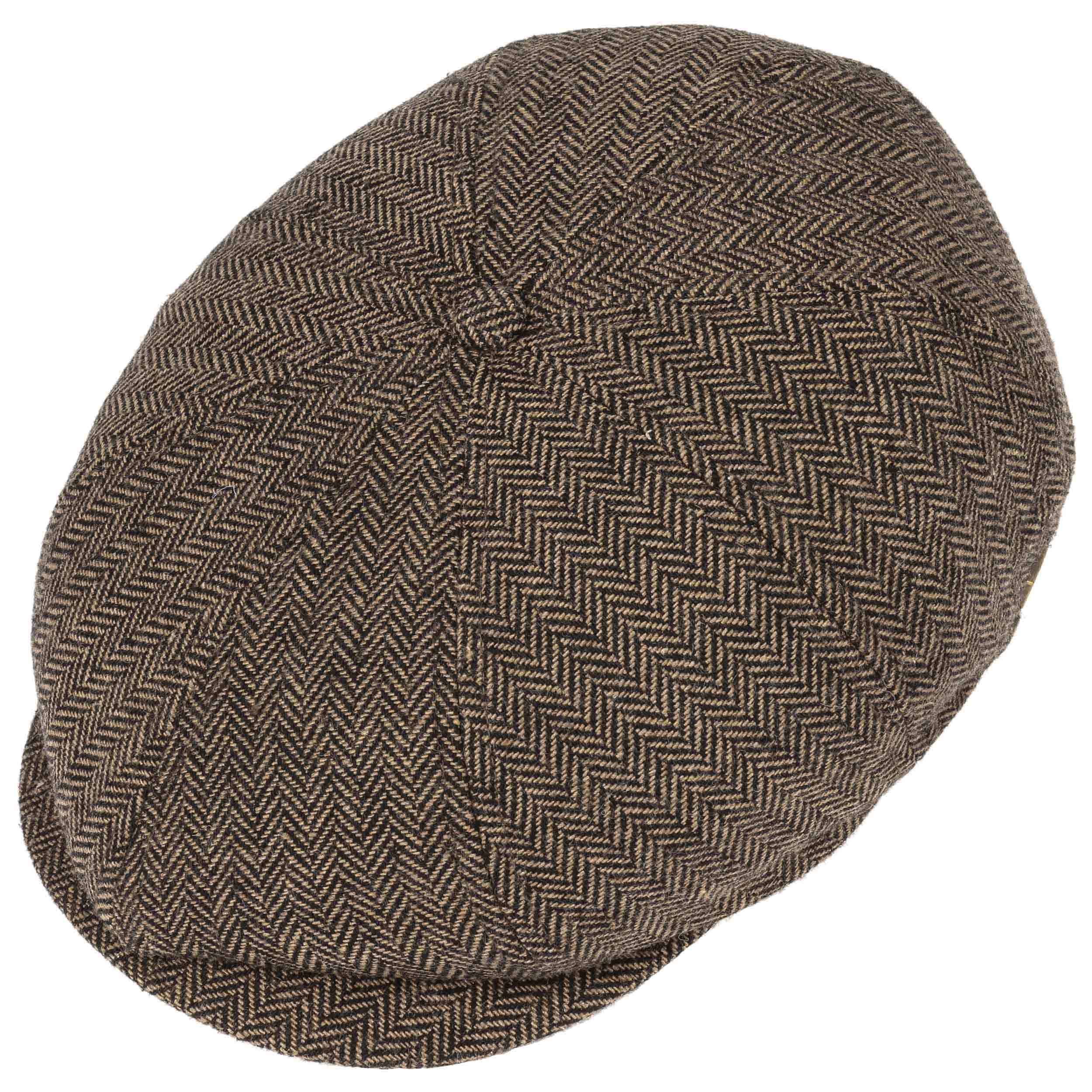 Brood Herringbone Flat Cap by Brixton - 42,95
