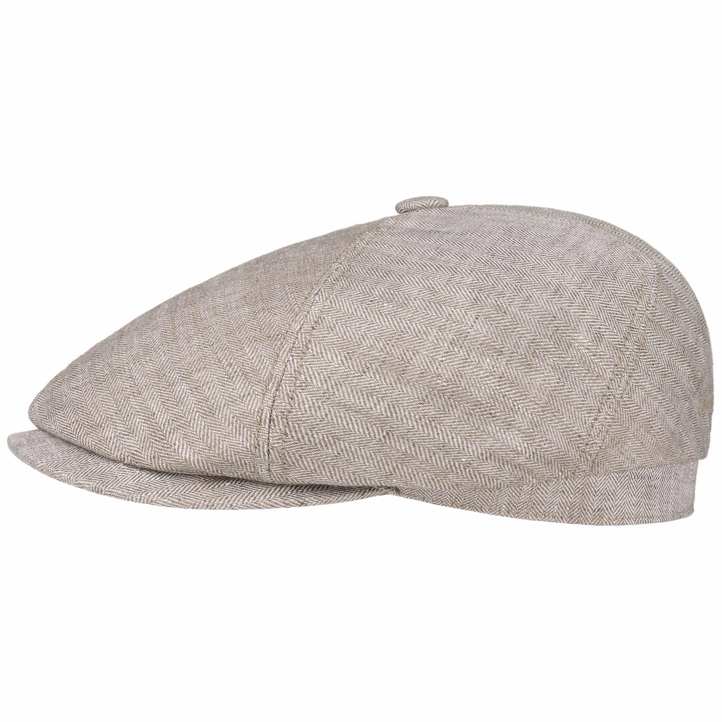 Brooklin Linen Flat Cap by Stetson - 103,95