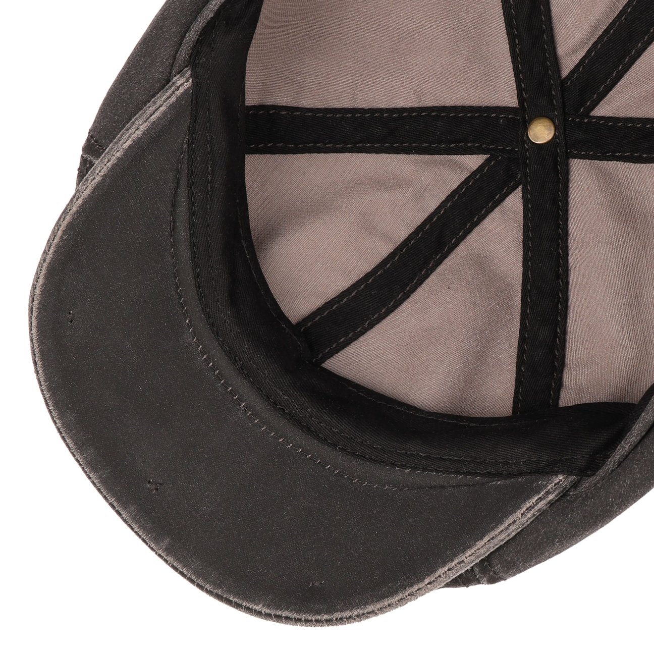 Brooklin Old Cotton Flat Cap by Stetson - 89,00