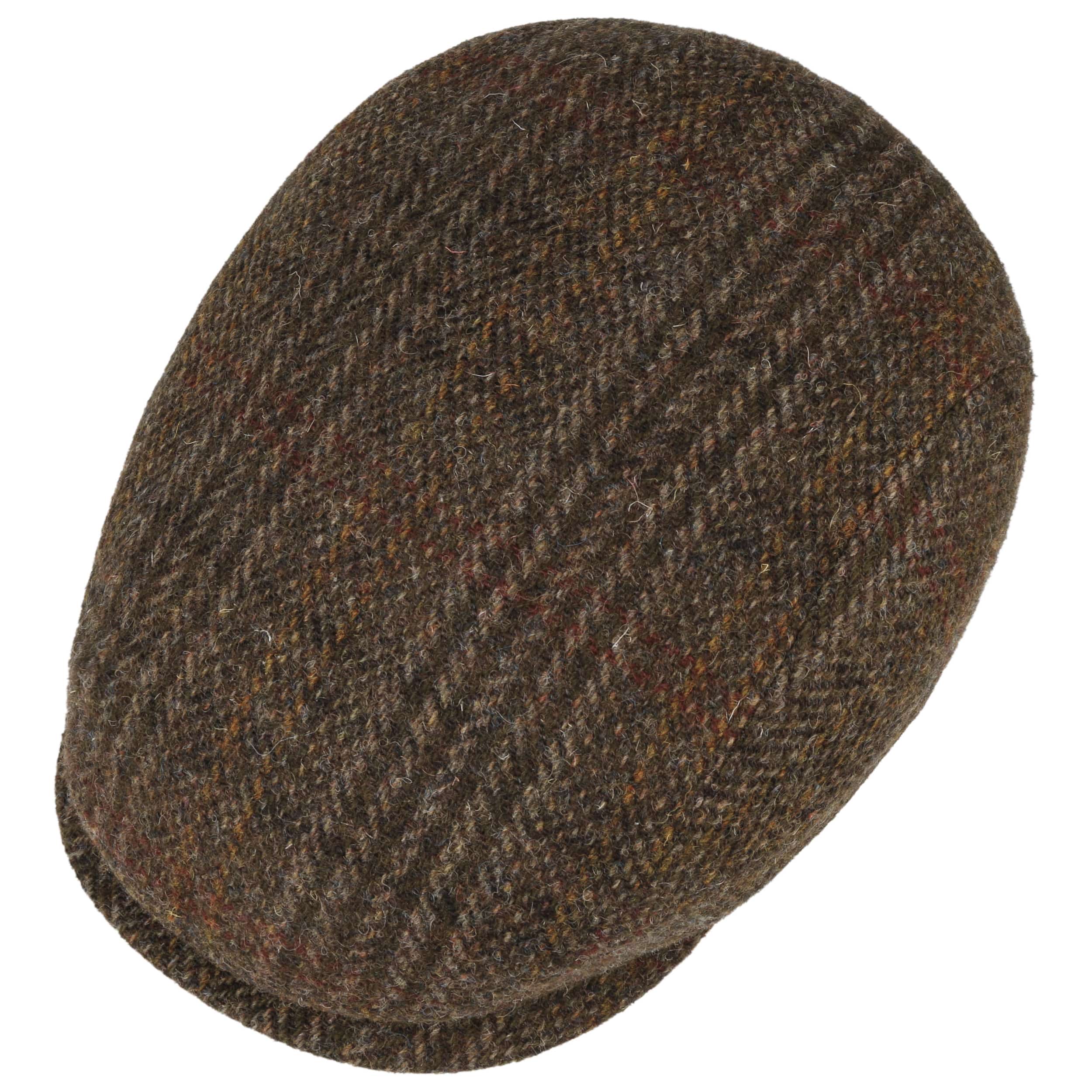Burnet Harris Tweed Flat Cap by Stetson - 82,95