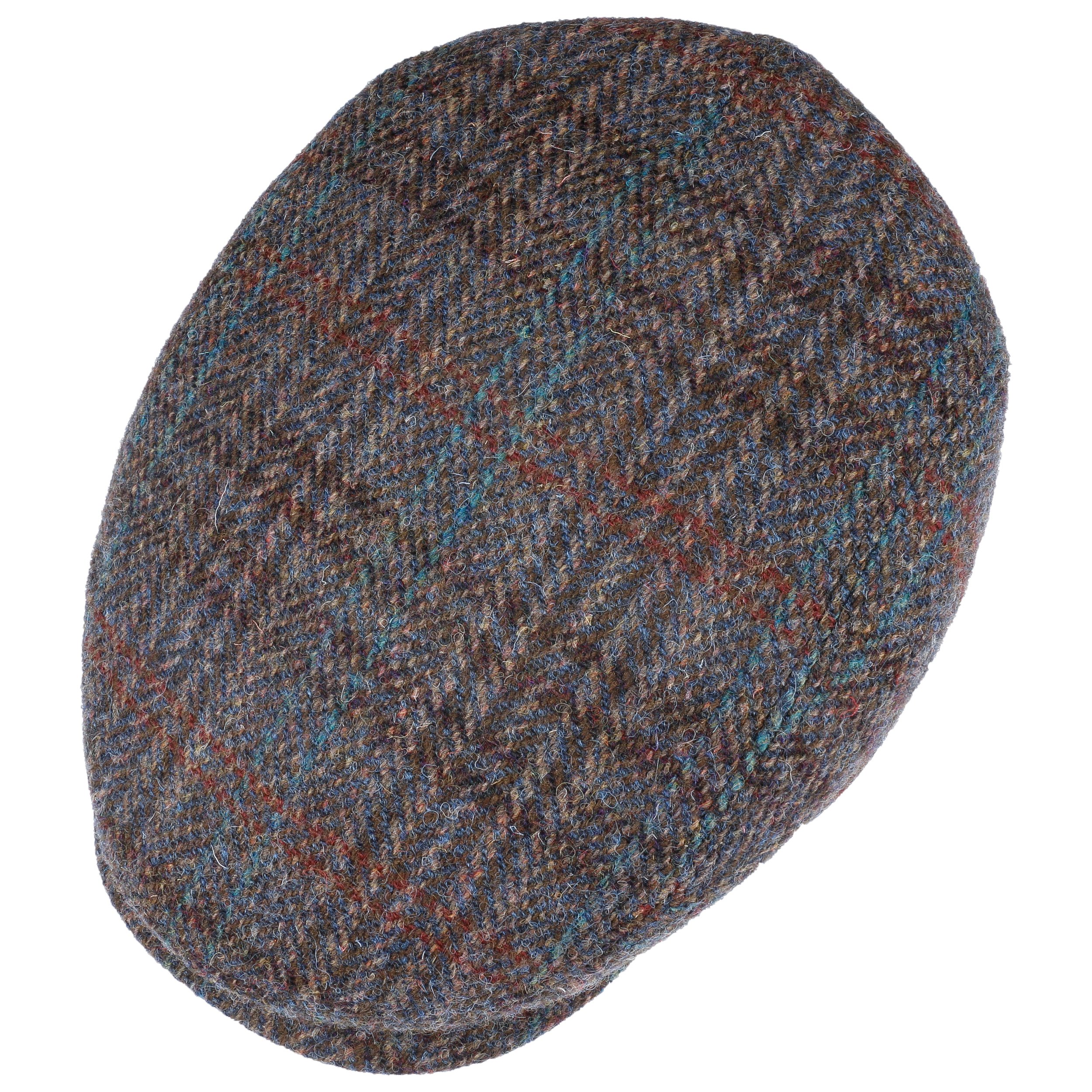 Burnet Harris Tweed Flat Cap by Stetson - 82,95