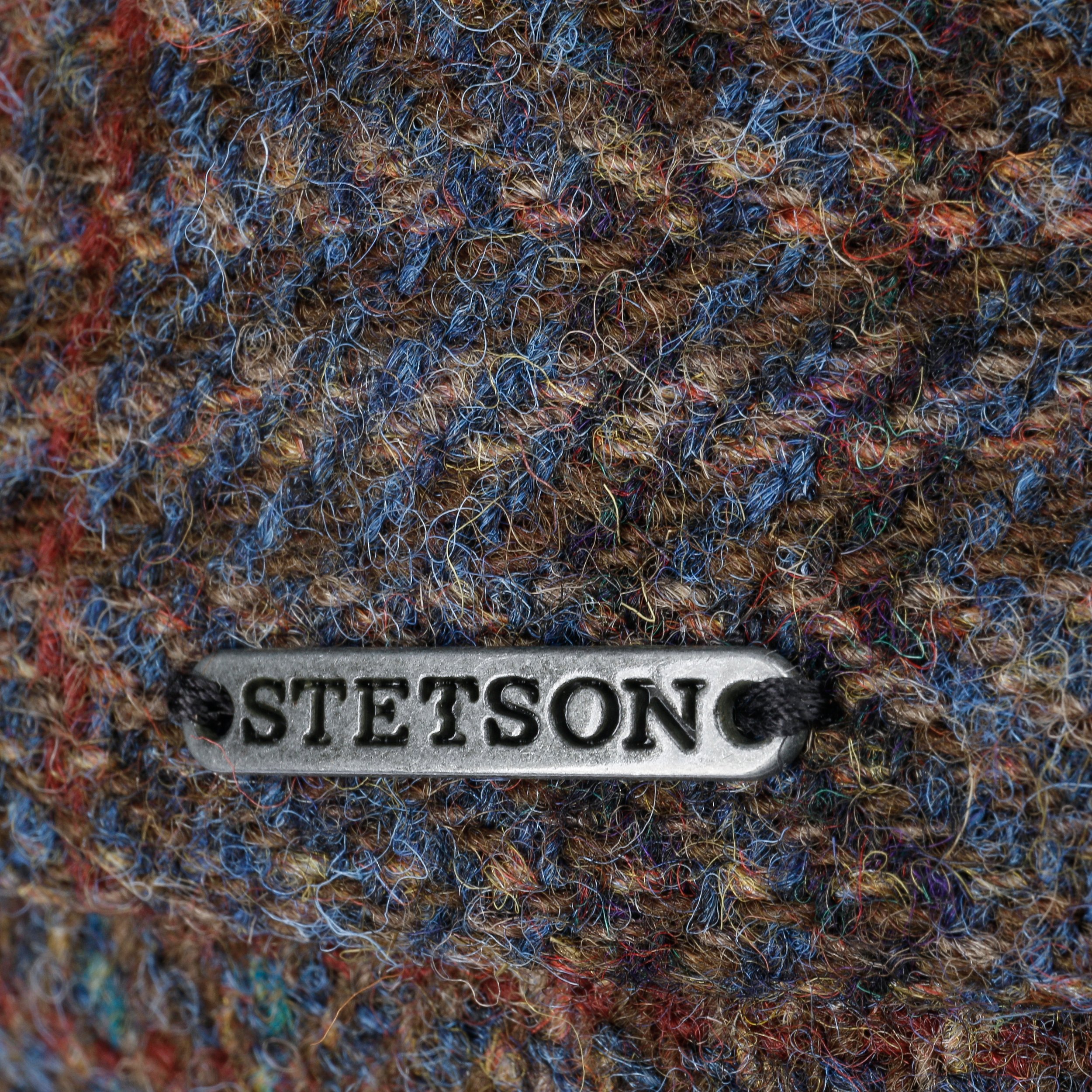 Burnet Harris Tweed Flat Cap by Stetson - 86,95