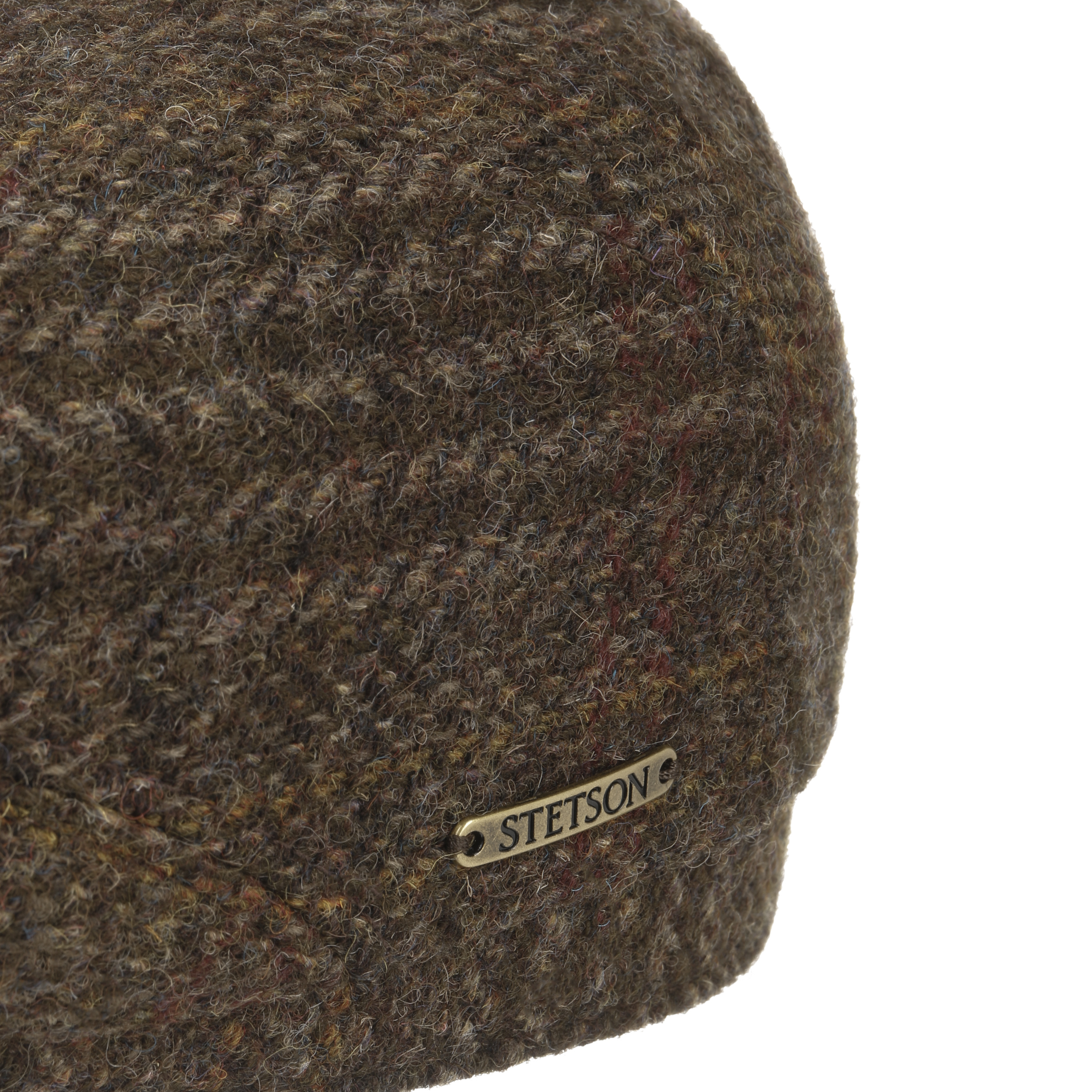 Burnet Harris Tweed Flat Cap by Stetson - 82,95