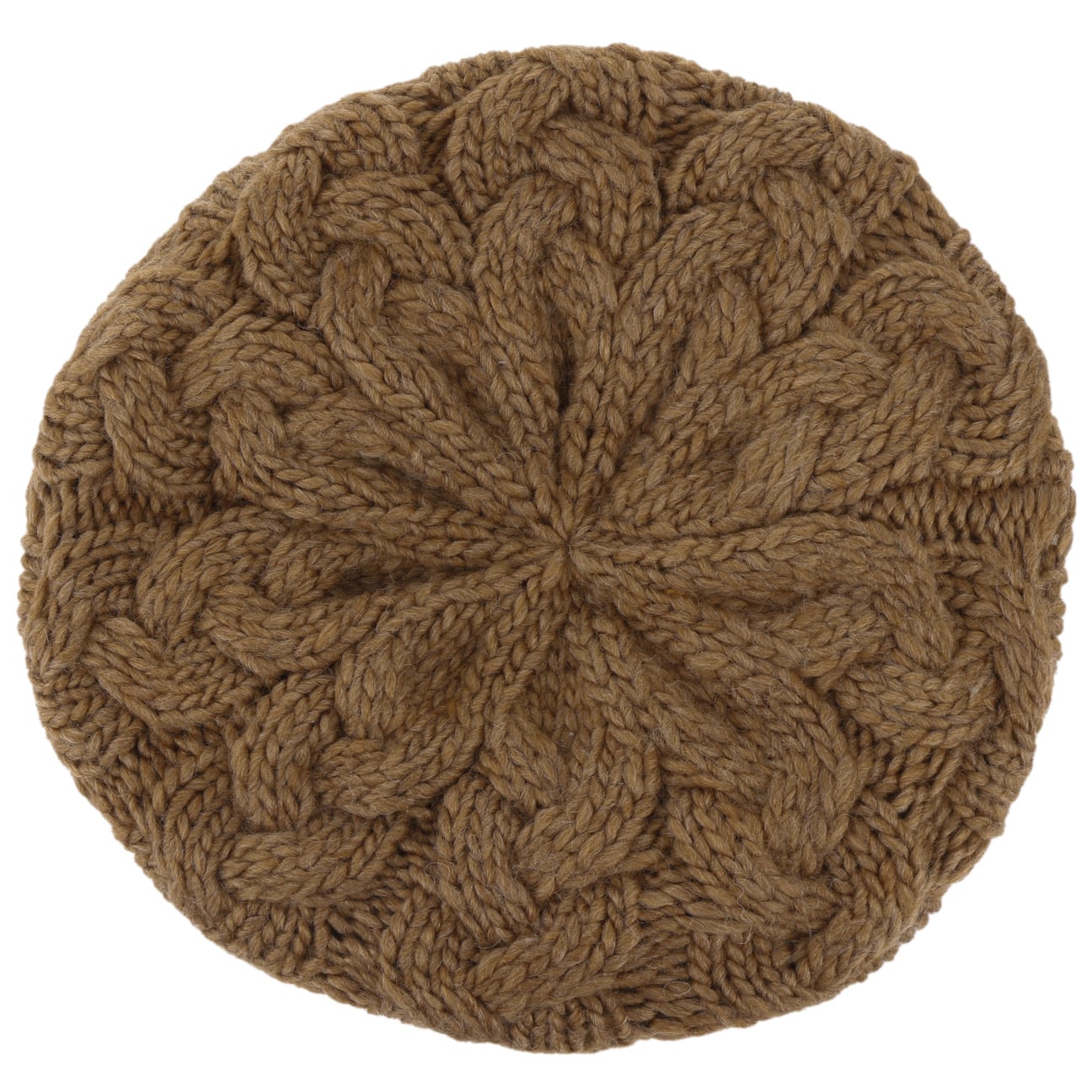 Cable Knit Basque Beret by Seeberger - 32,95