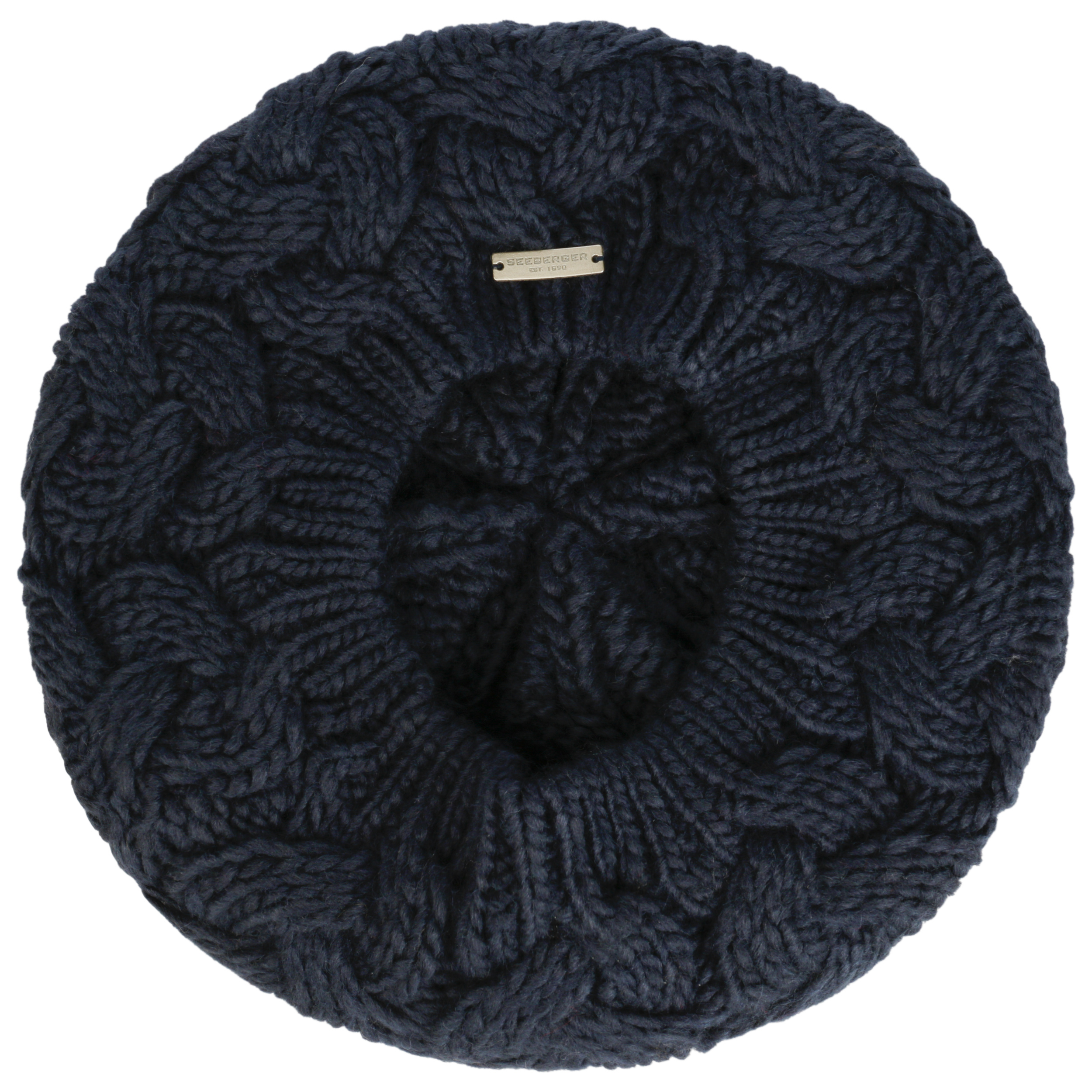 Cable Knit Basque Beret by Seeberger - 32,95