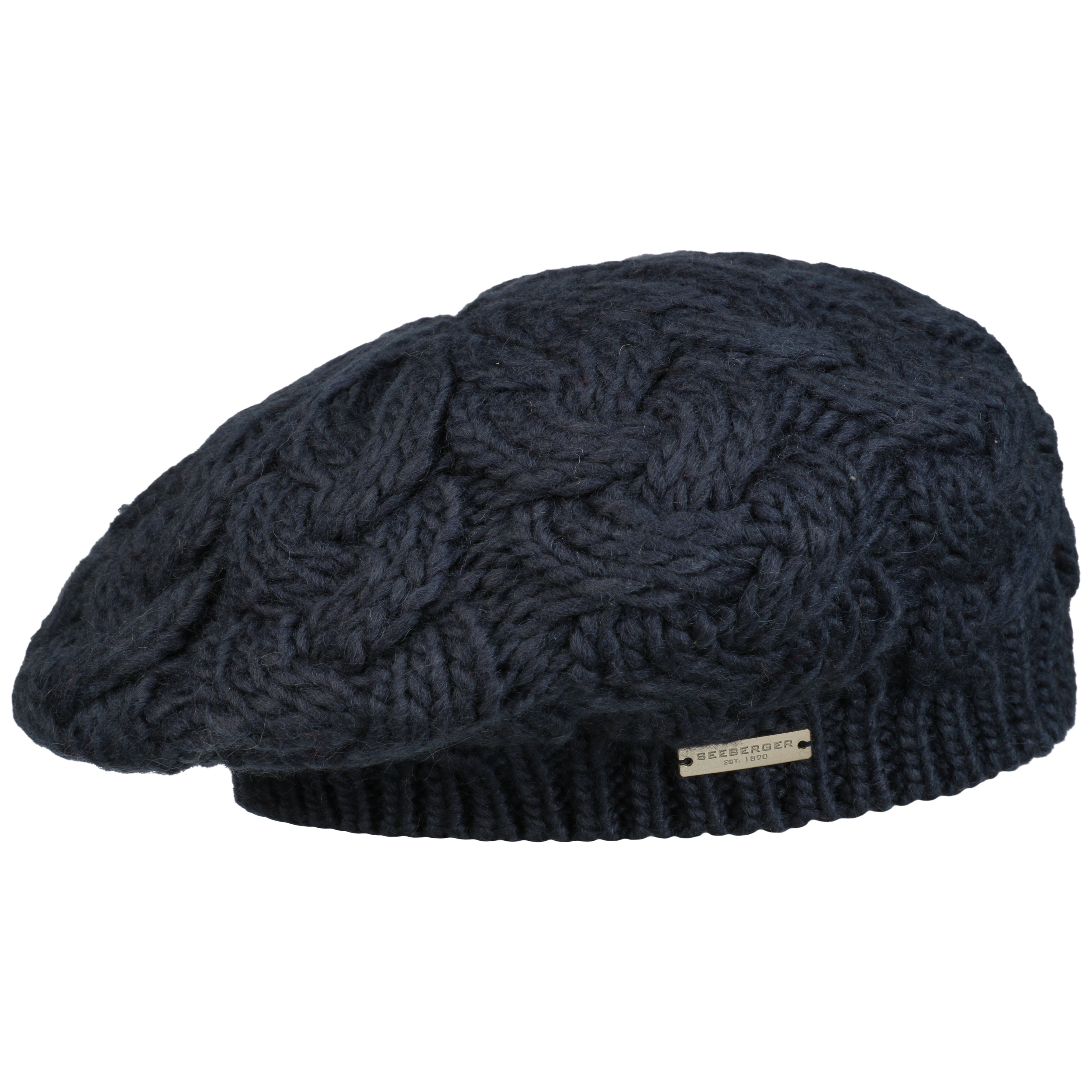 Cable Knit Basque Beret by Seeberger - 32,95