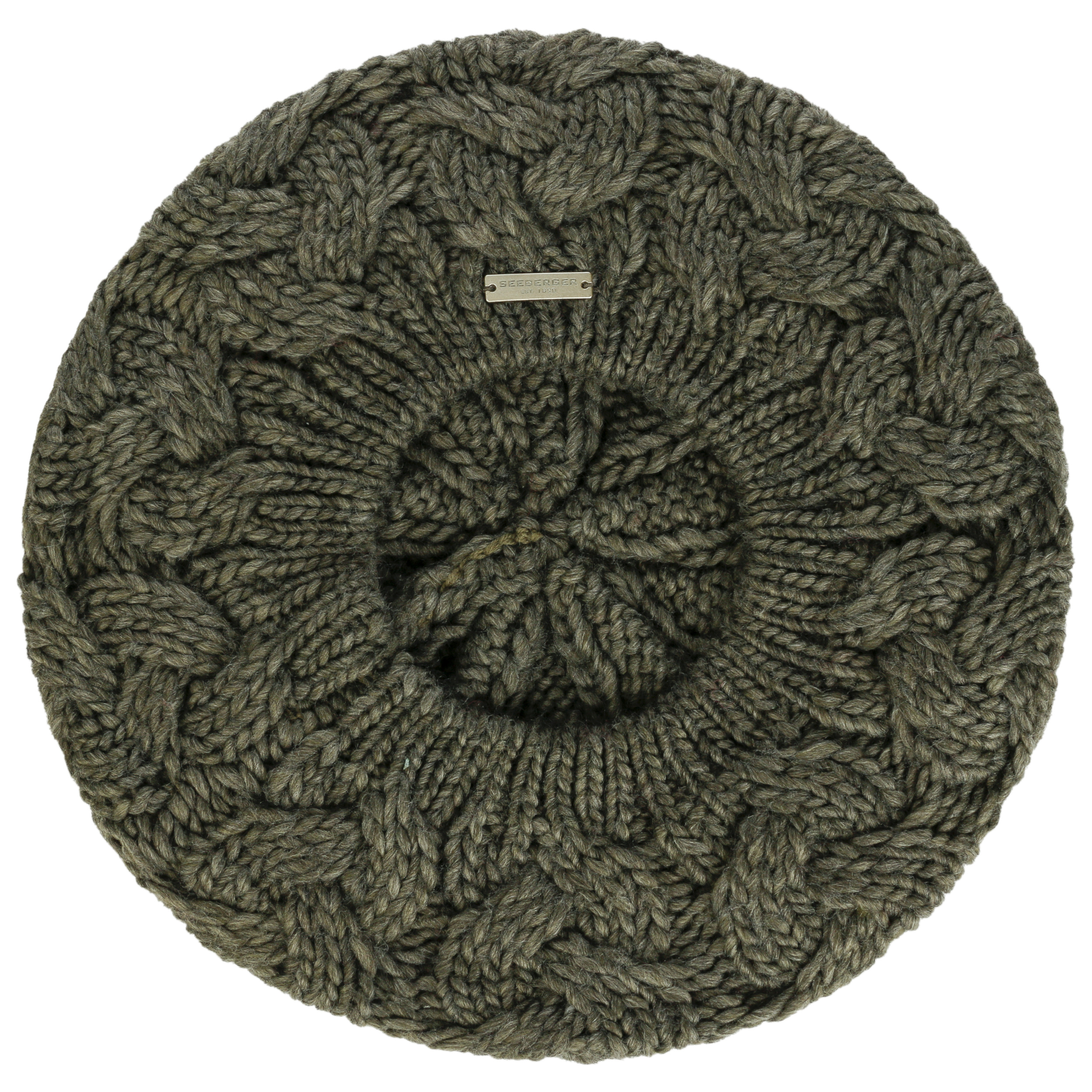 Cable Knit Basque Beret by Seeberger - 32,95