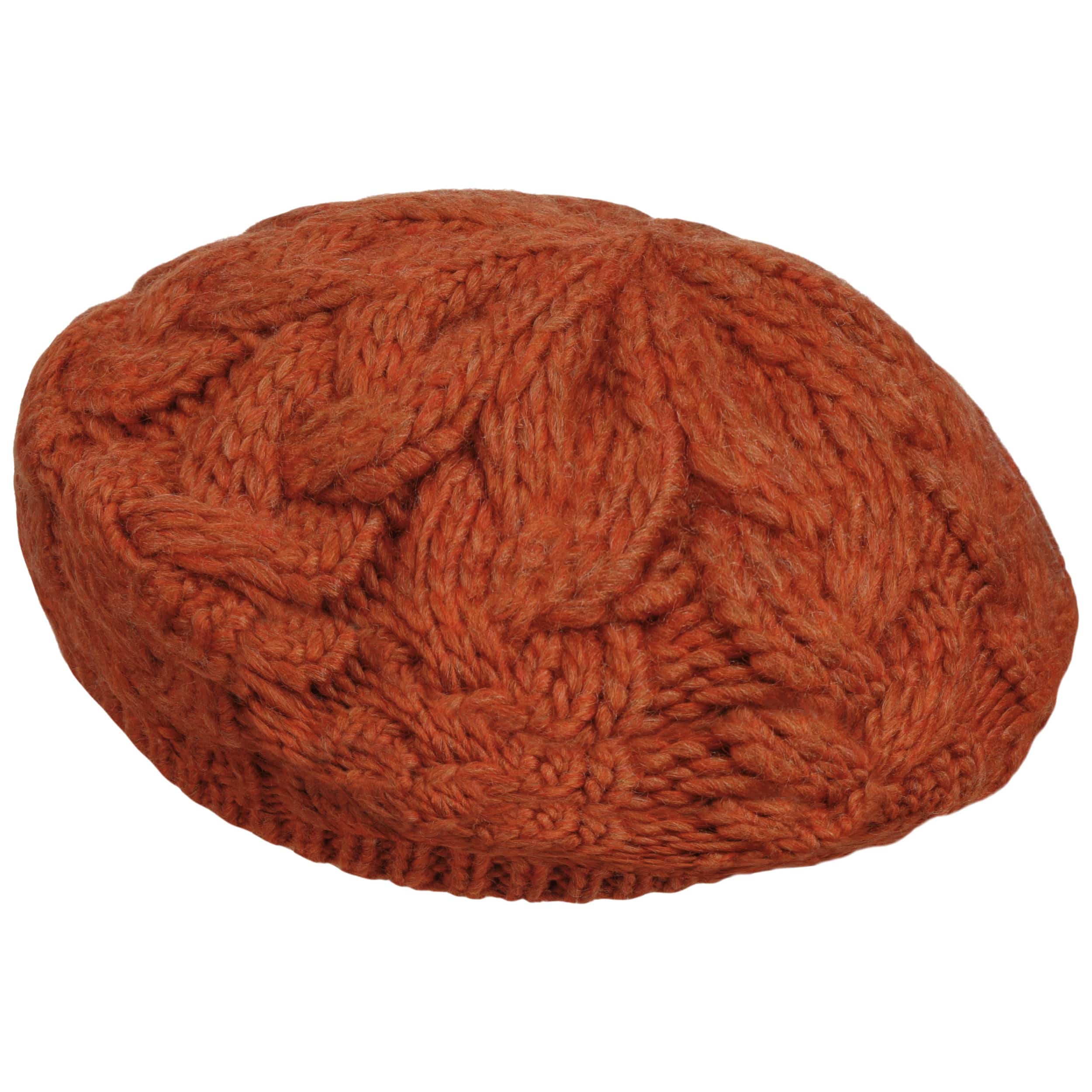 Cable Knit Basque Beret by Seeberger - 32,95