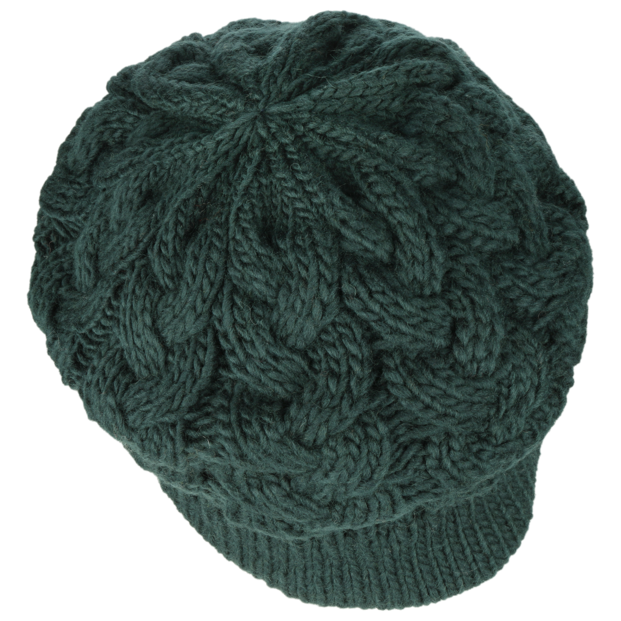 Cable Knit Beanie with Peak by Seeberger --> Shop Hats, Beanies & Caps ...