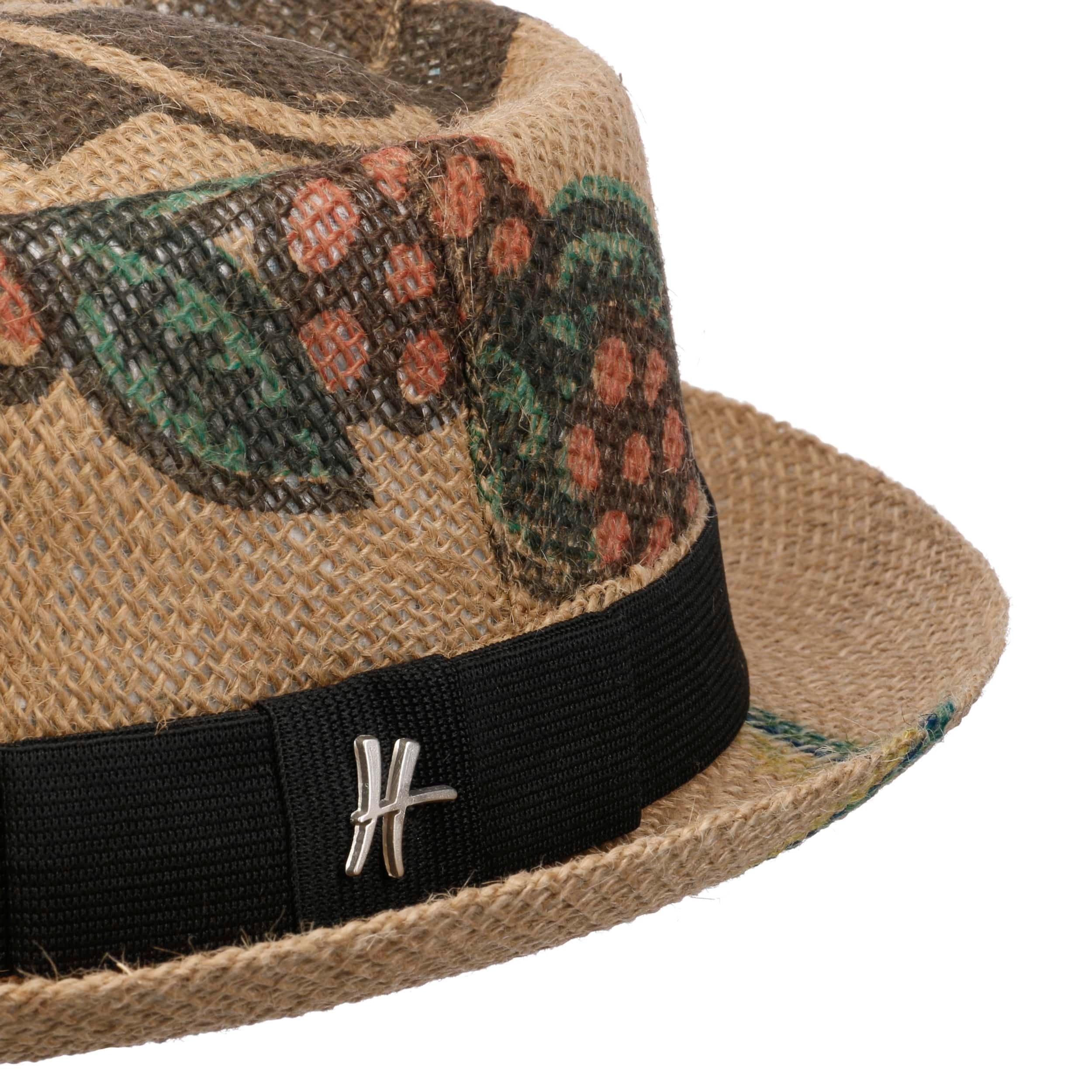 Café Coffee Cherries Jute Hat by ReHats Berlin - 72,95