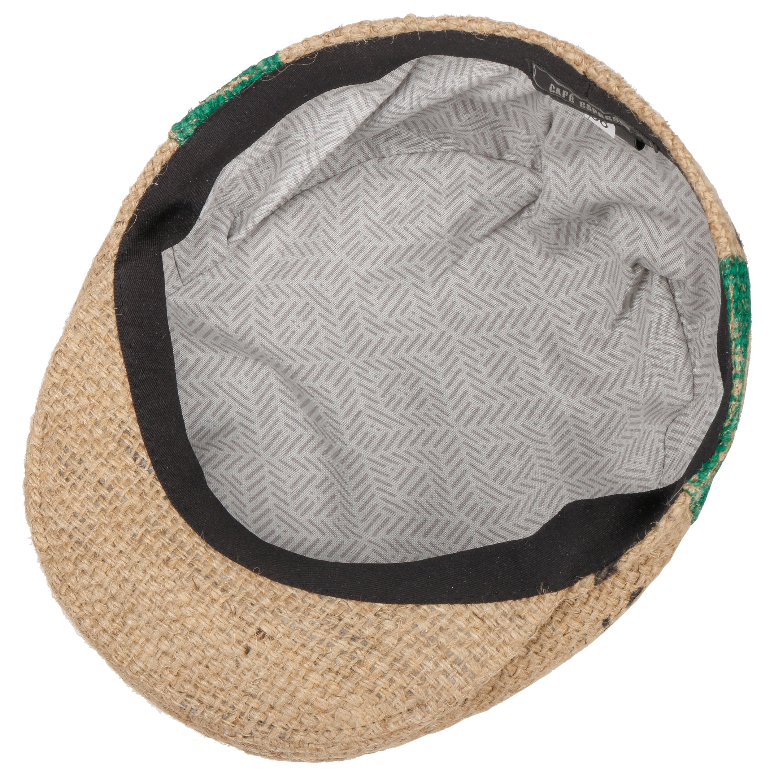 Café Espresso Black Flat Cap by ReHats Berlin - 72,95
