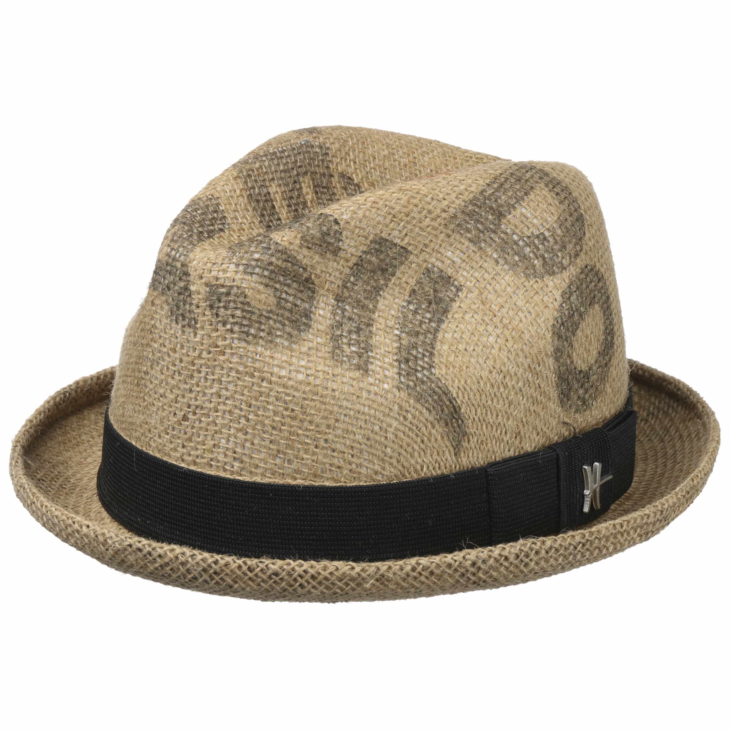 Café au Lait Player Jute Hat by ReHats Berlin - 83,95