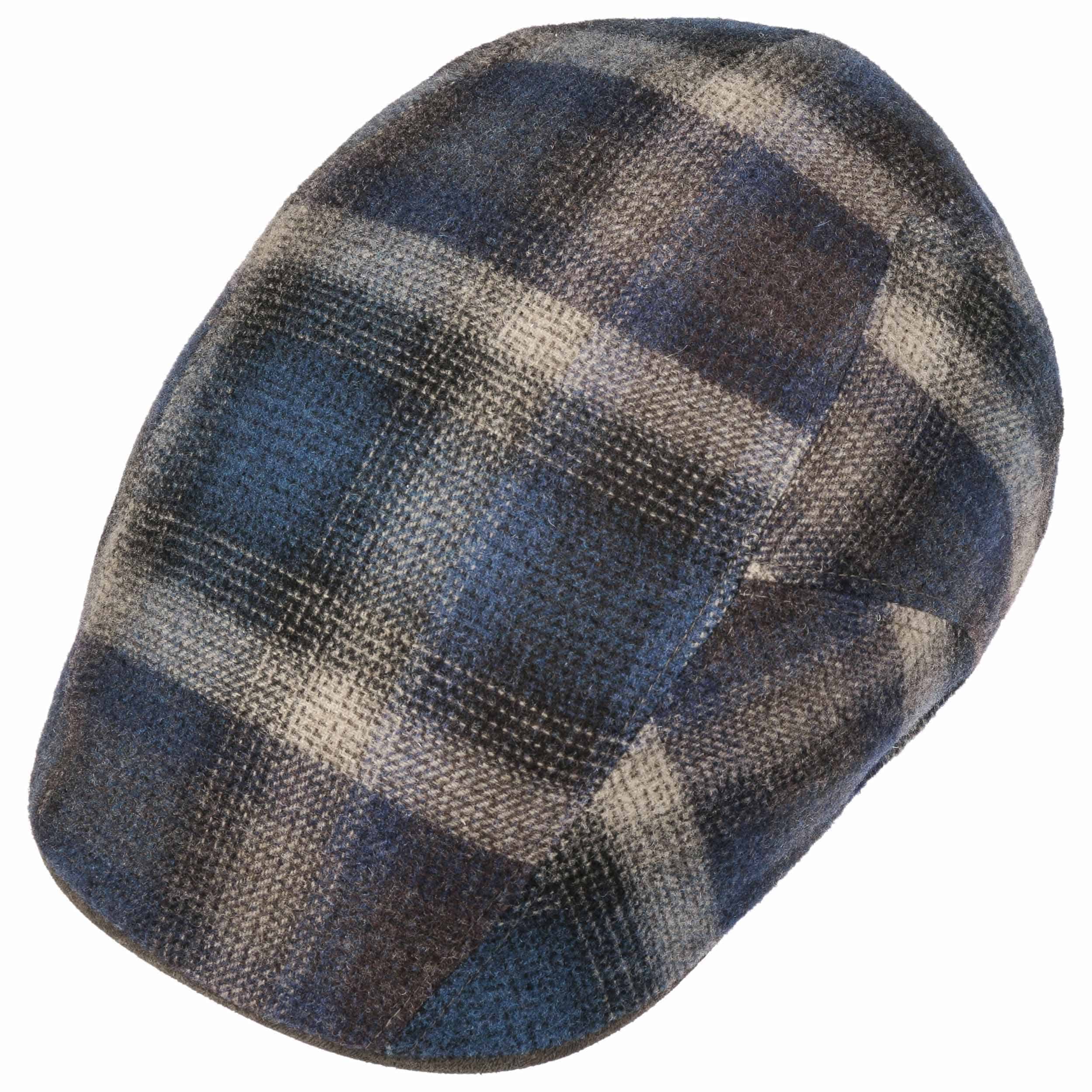 Camanto Virgin Wool Check Flat Cap by Stetson - 69,00