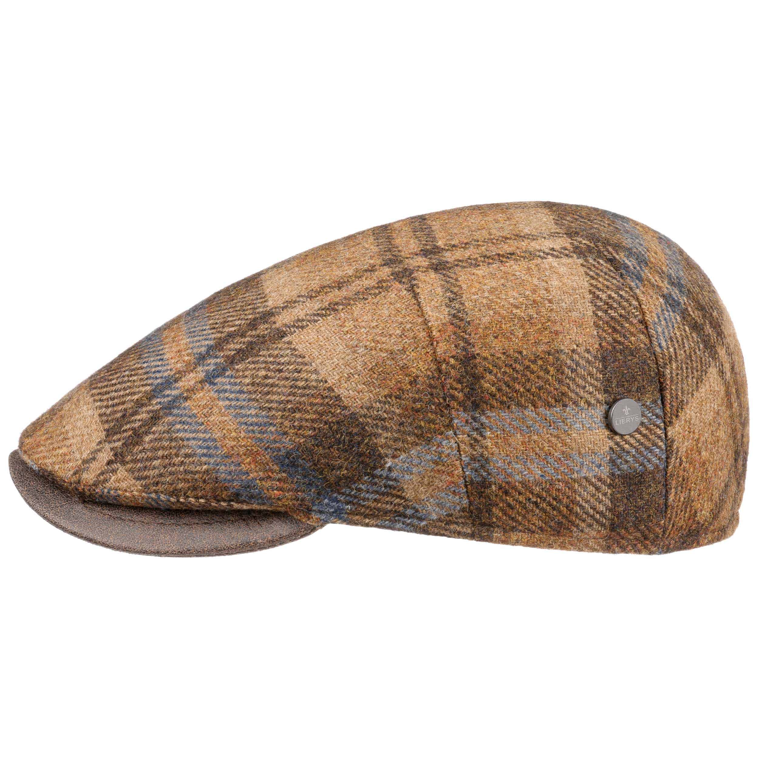 Cameron Flat Cap with Leather Visor by Lierys - 65,95