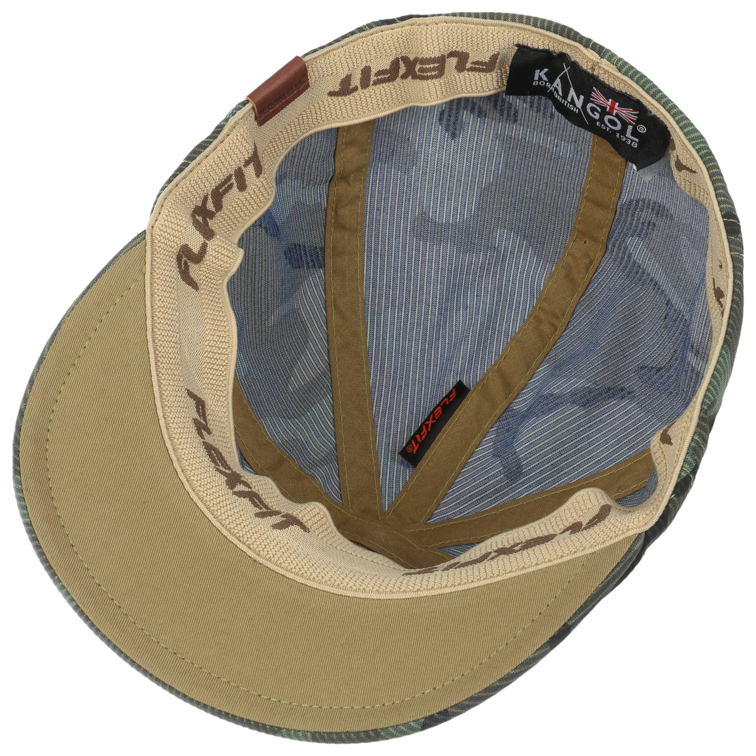 Camo Pattern Flexfit 504 Flat Cap by Kangol - 50,95