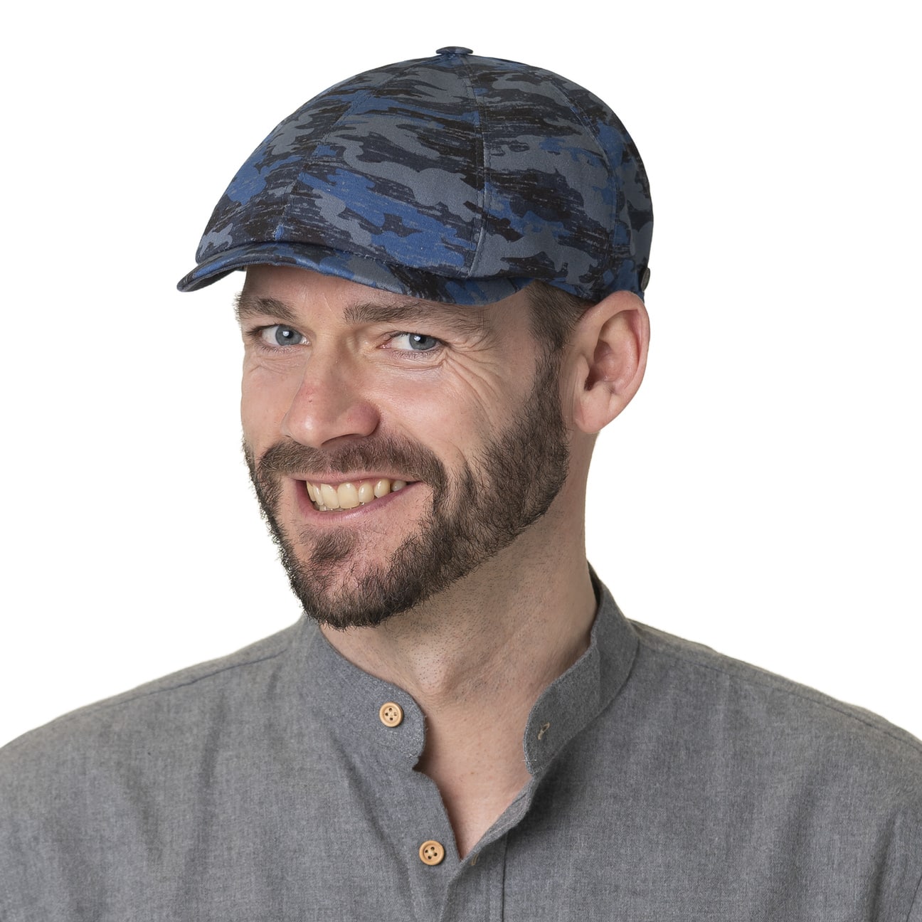 Camouflage Flat Cap by Lierys - 819,00 kr