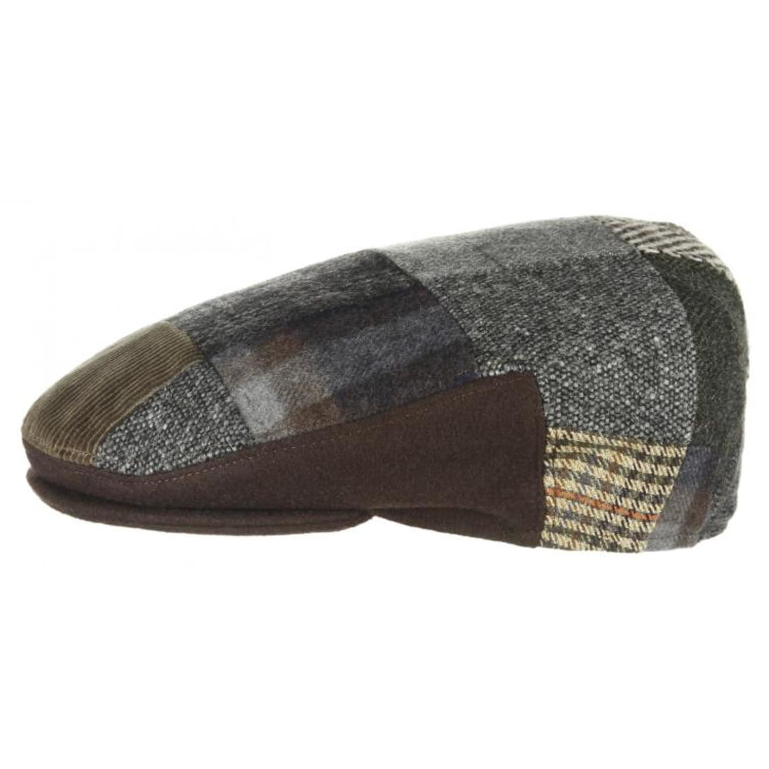 Cardiff Patchwork Flat Cap - 41,95