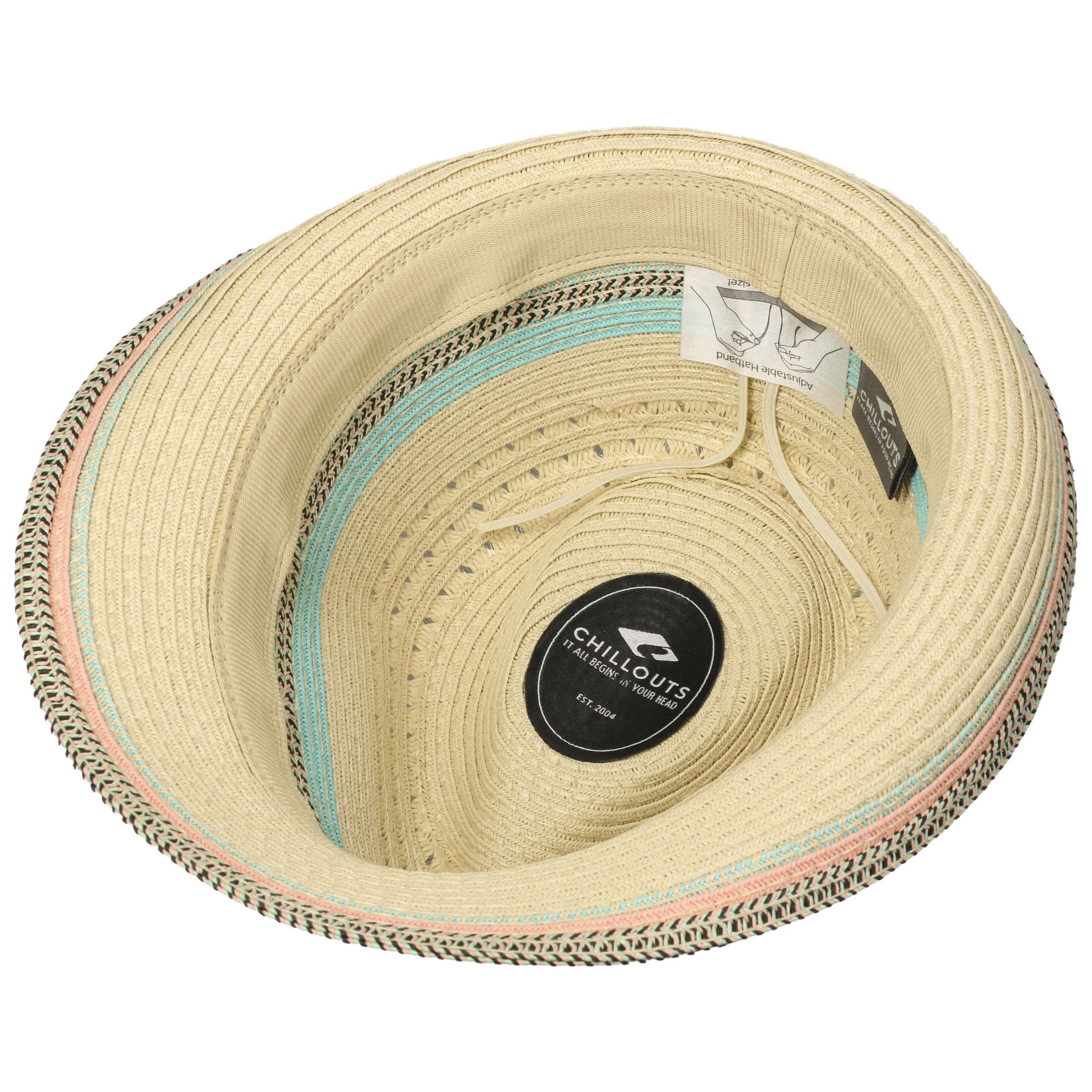 Cardiff Trilby Straw Hat by Chillouts - 26,95