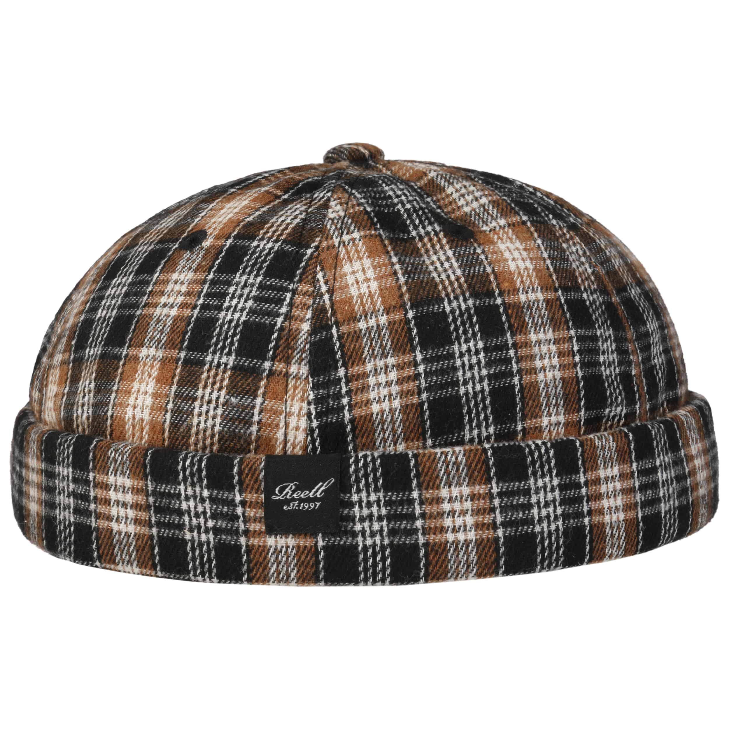 Check Cotton Docker Hat by Reell - 37,95