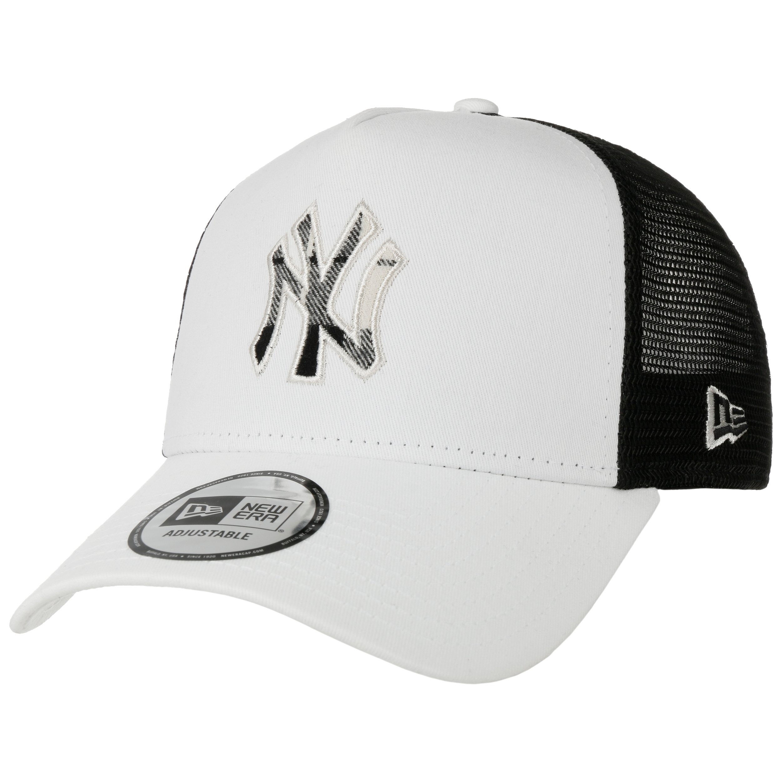 Check Infill Yankees Trucker Cap by New Era --> Shop Hats, Beanies ...