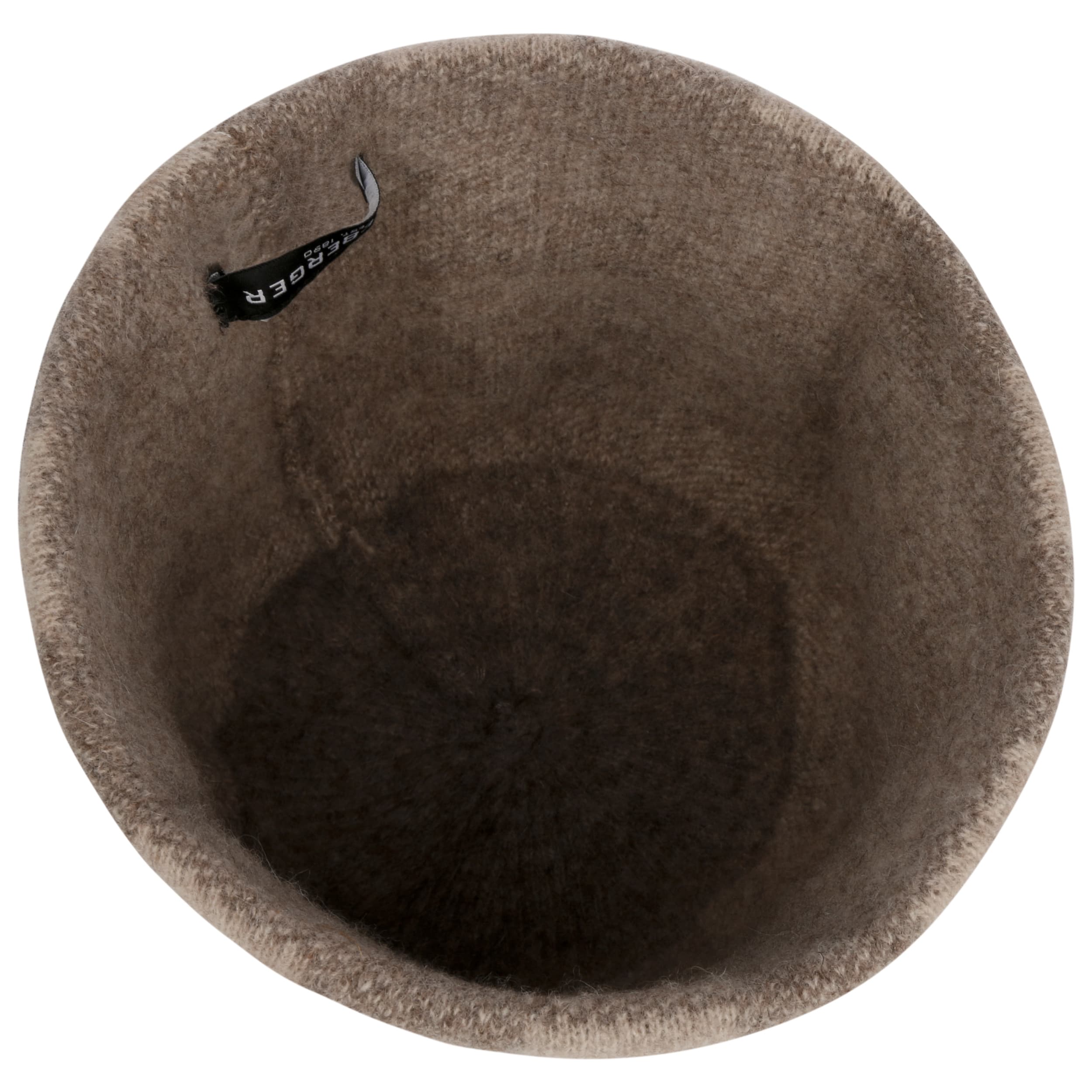Check Milled Wool Hat with Cuff by Seeberger - 44,95