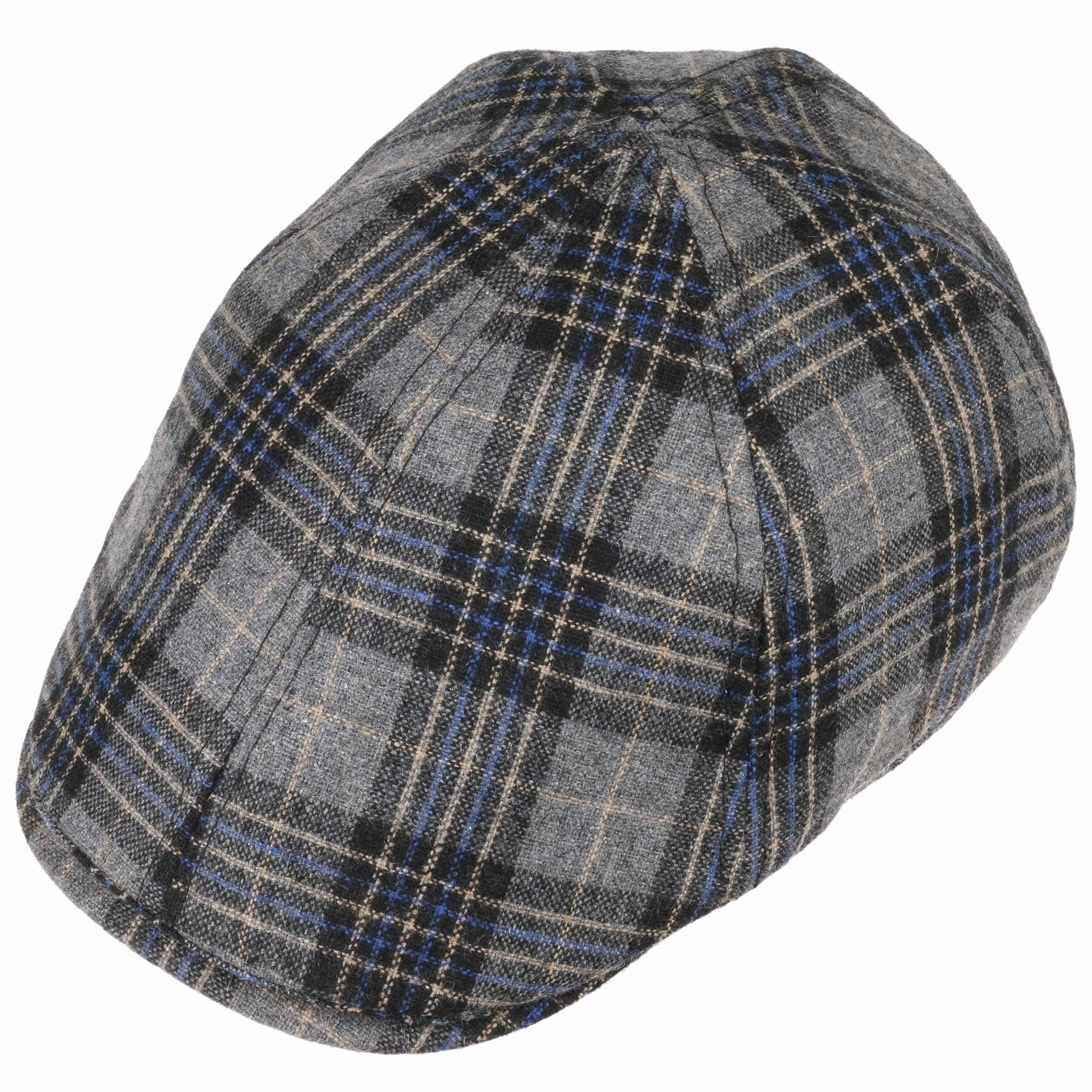 Checked 6 Panel Flat Cap by Lipodo - 26,95