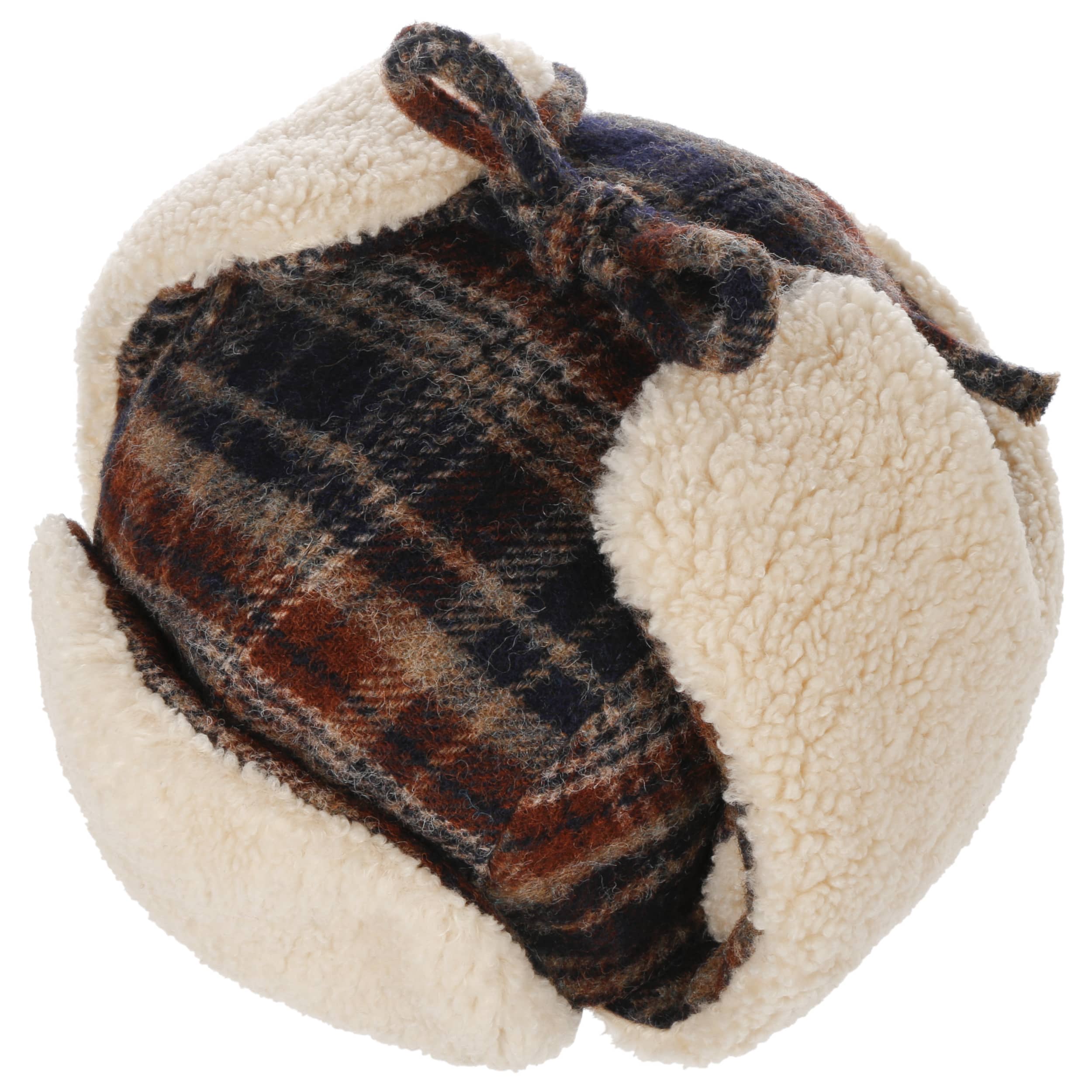 Checked Bomber Aviator Hat by Stetson - 139,00