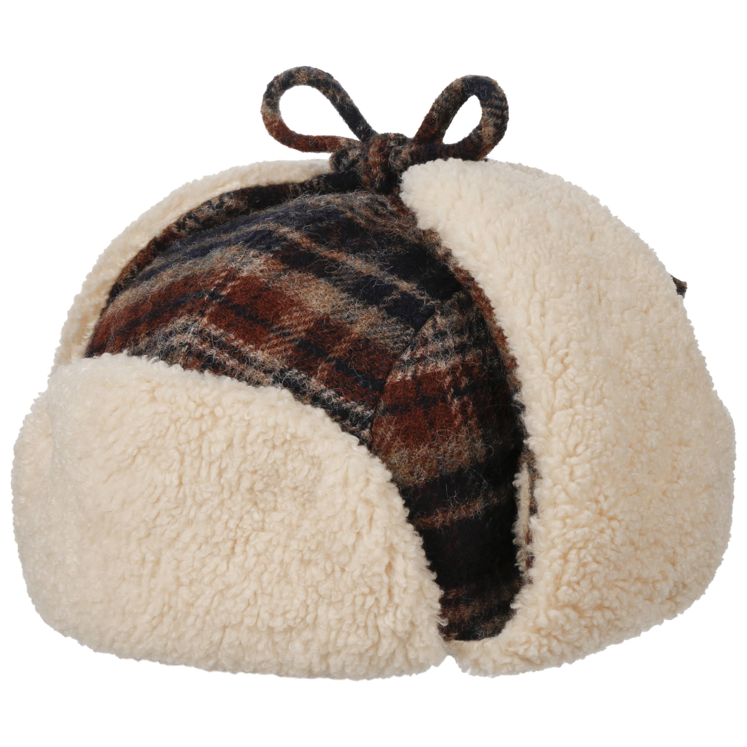 Checked Bomber Aviator Hat by Stetson --> Shop Hats, Beanies & Caps ...