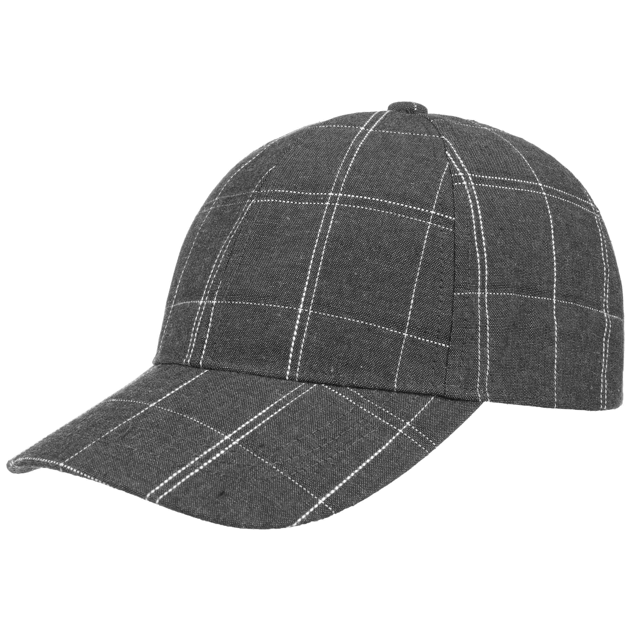 Checked Cotton Baseball Cap - 17,95