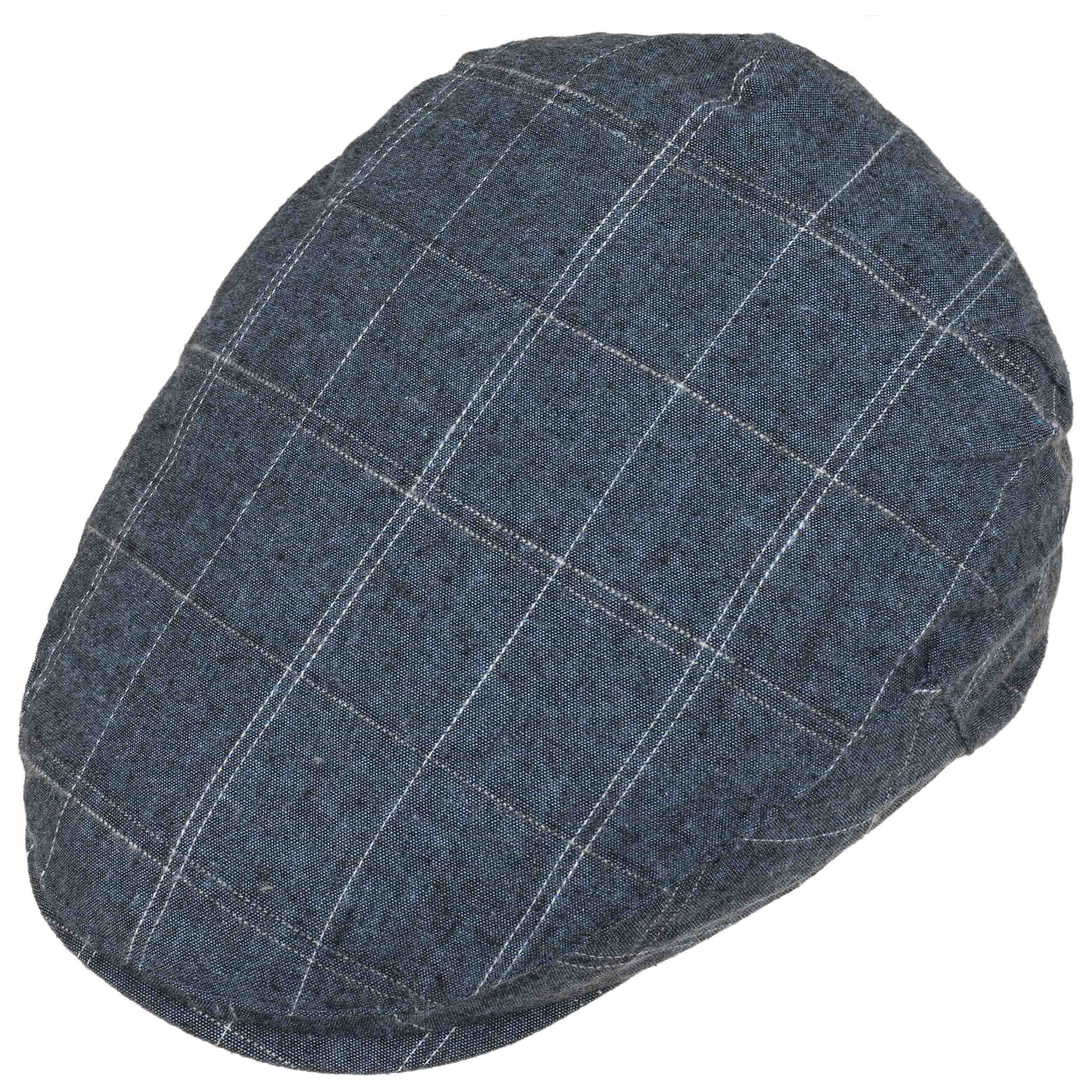 Checked Cotton Flat Cap - 17,95