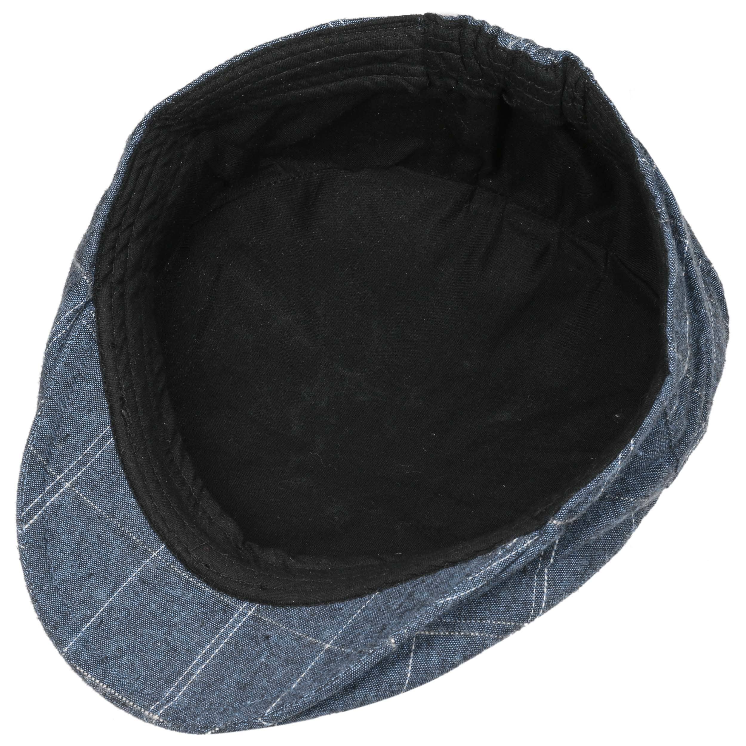 Checked Cotton Flat Cap - 17,95