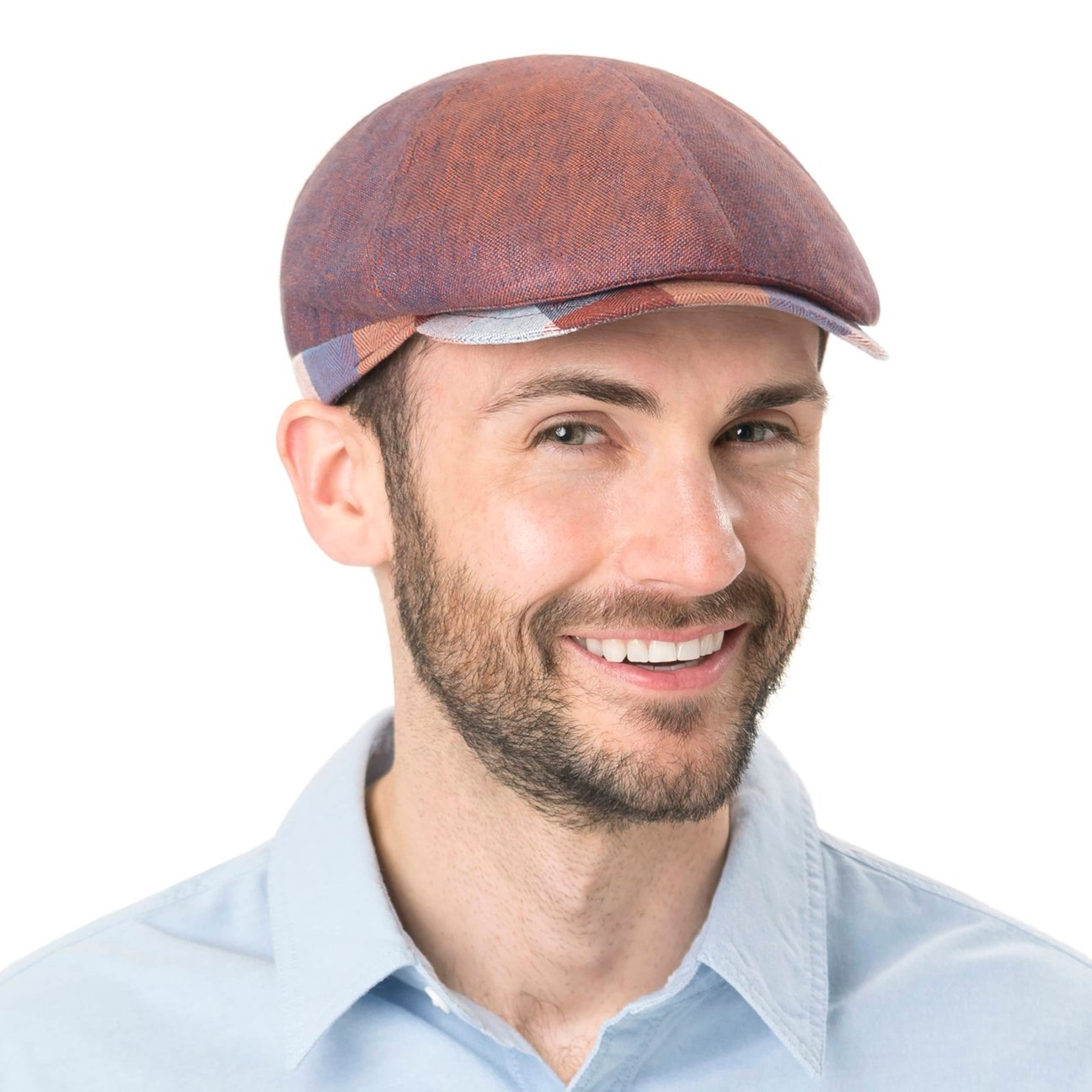 Checked Edge Flat Cap by Lierys --> Shop Hats, Beanies & Caps online ...