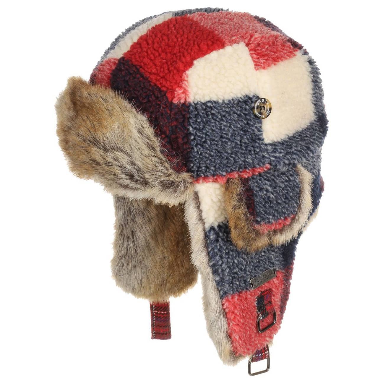 Checked Kamikaze Kids Trapper Hat by Barts - 42,95