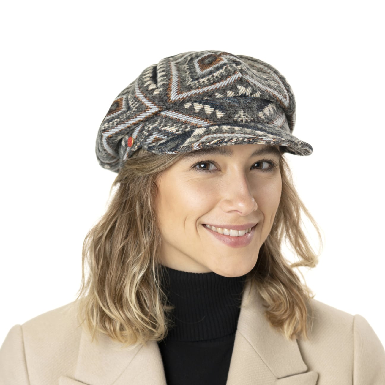 Cia Allover Newsboy Cap by Mayser --> Shop Hats, Beanies & Caps online ...