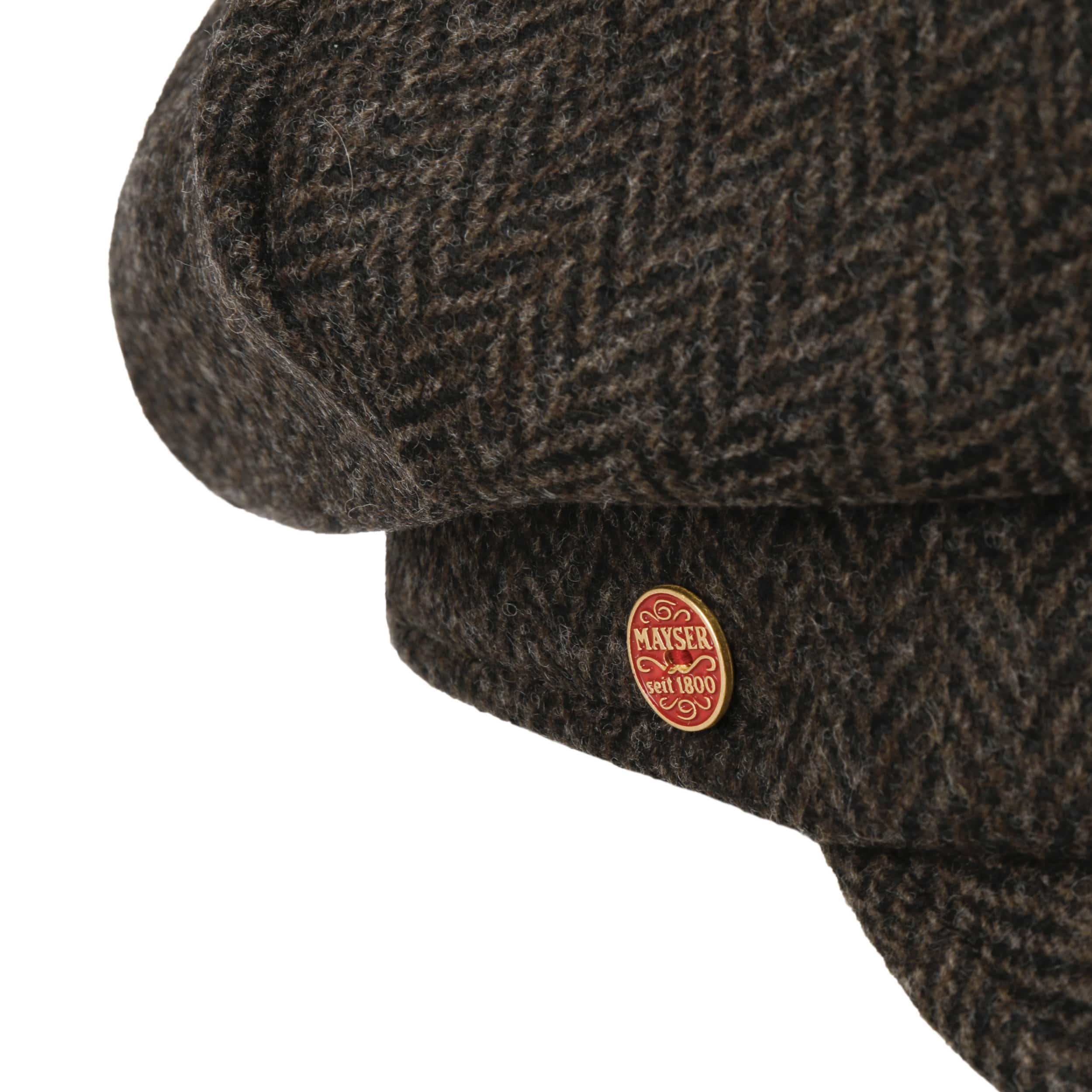 Cia Classic Herringbone Newsboy Cap by Mayser --> Shop Hats, Beanies ...