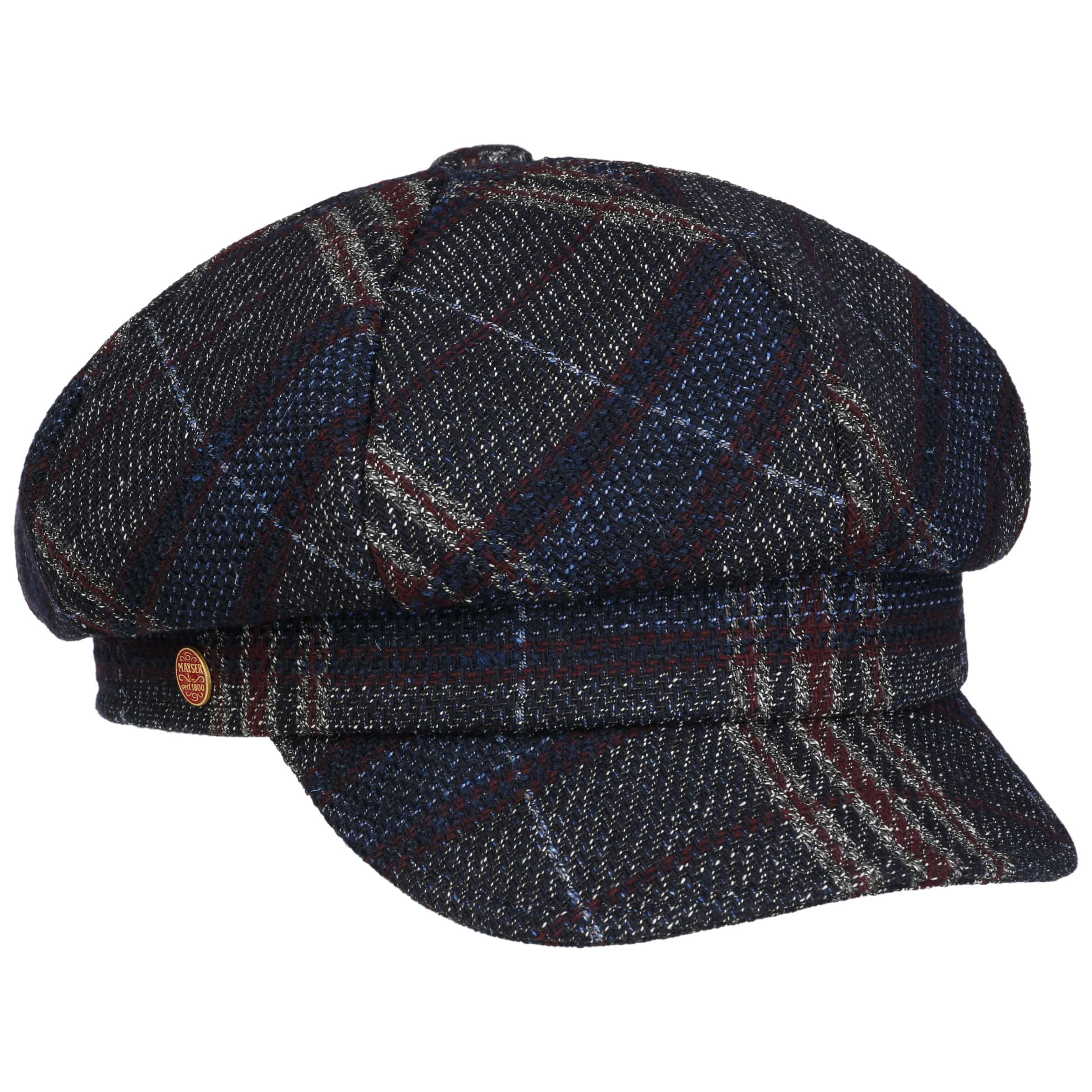 Cia Plaid Newsboy Cap by Mayser - 72,95