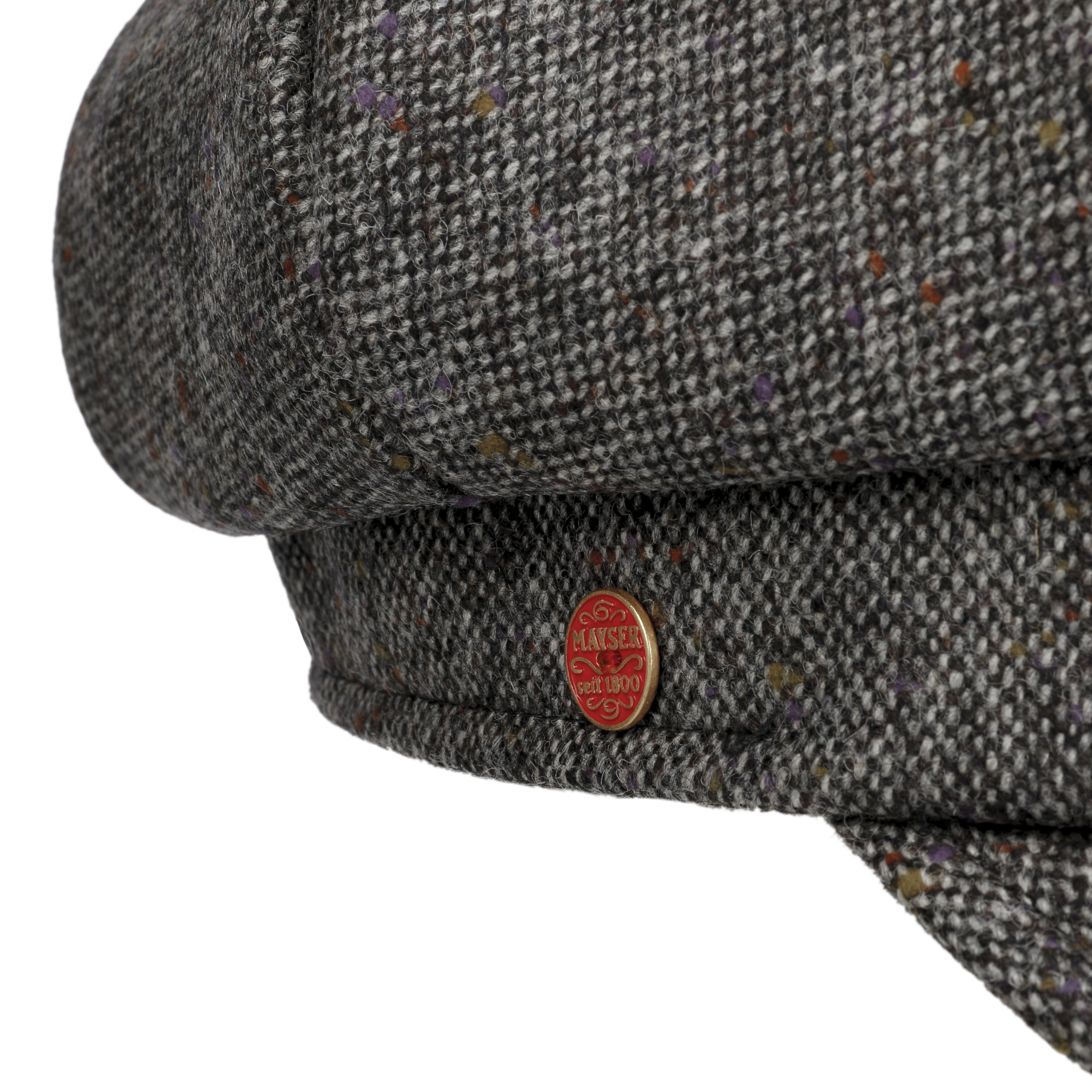 Cia Tweed Colour Spots Newsboy Cap by Mayser - 62,95