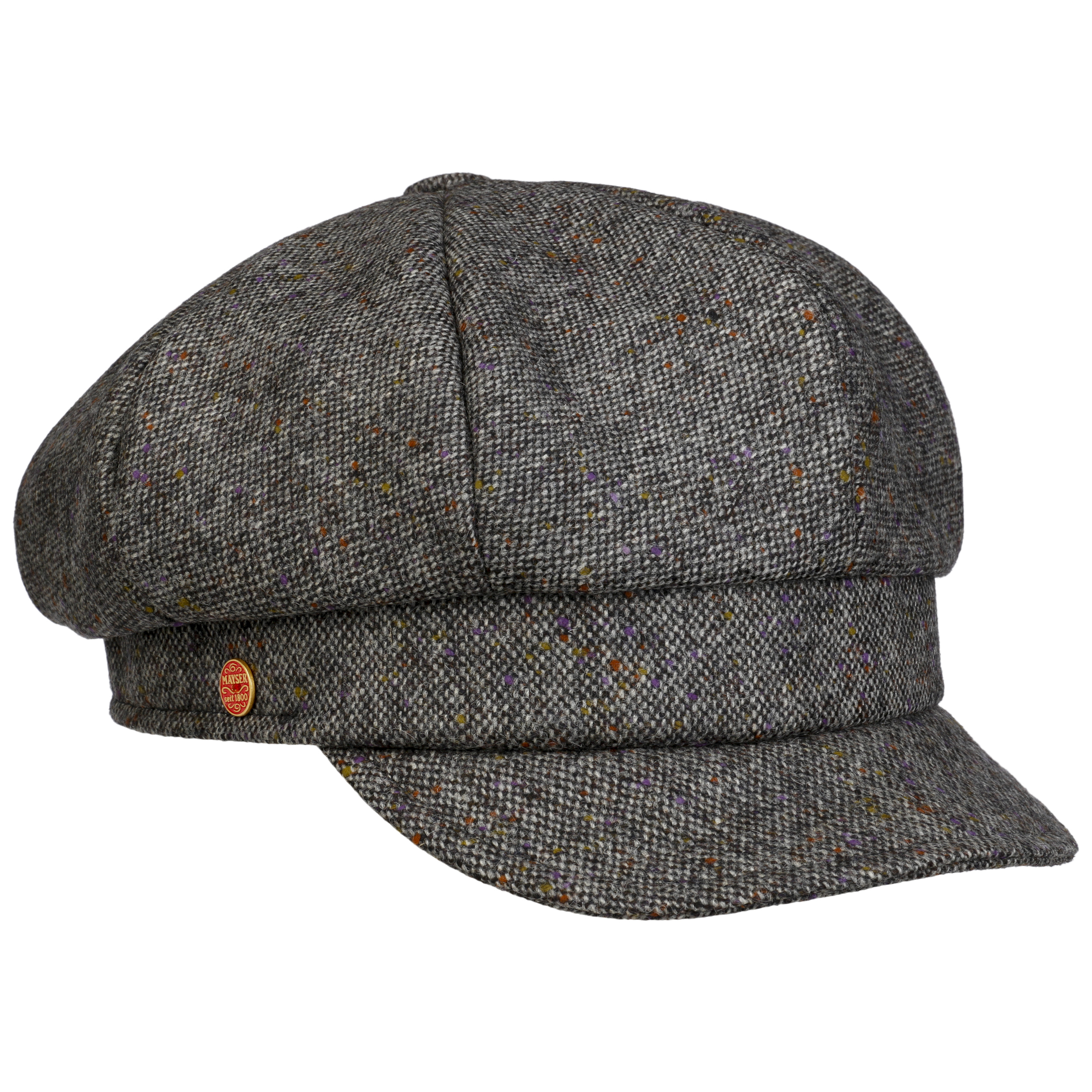 Cia Tweed Colour Spots Newsboy Cap by Mayser - 62,95