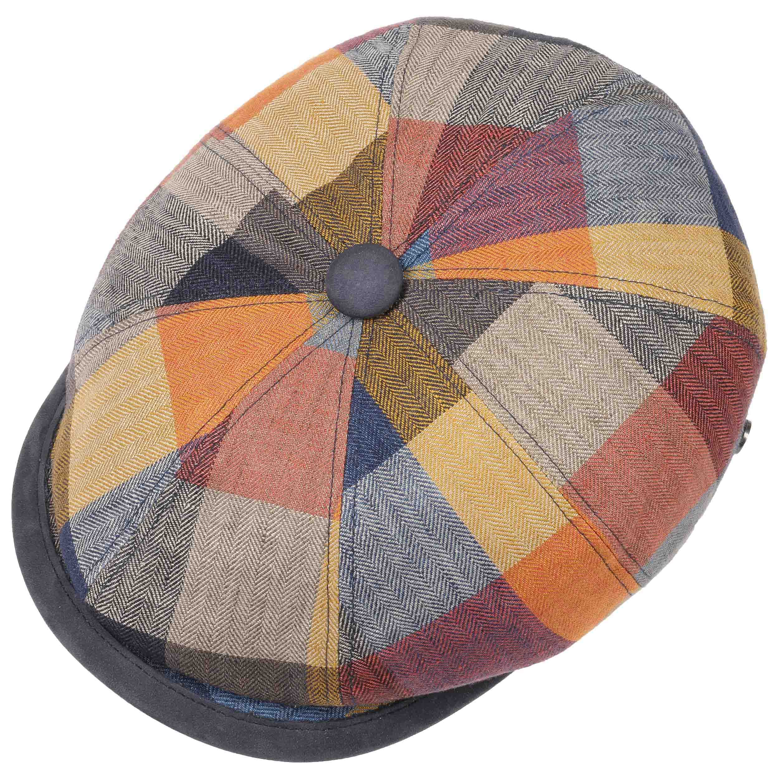 City Bic Leather Piping Flat Cap by Lierys - 83,95