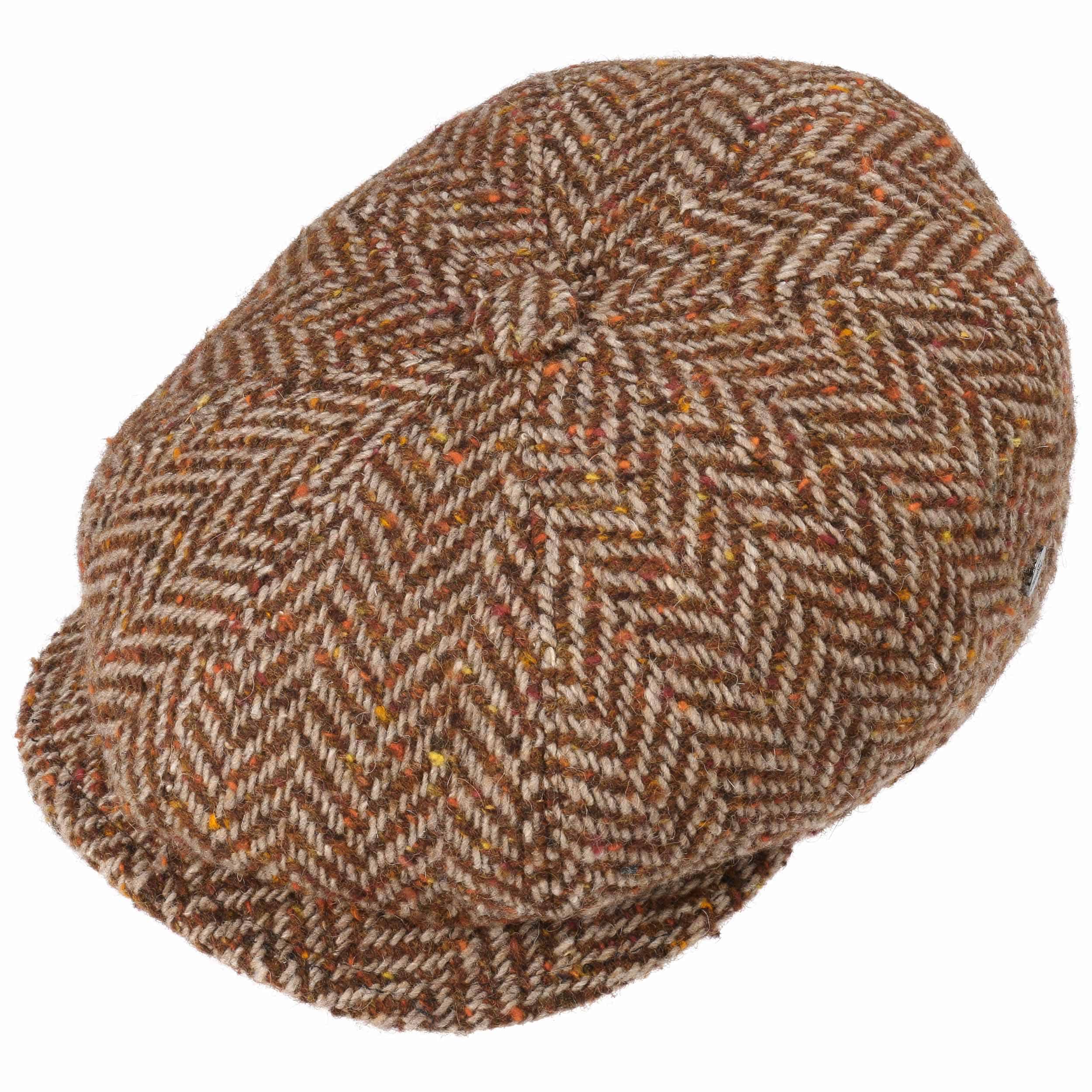 City Herringbone Flat Cap by Lierys - 44,95