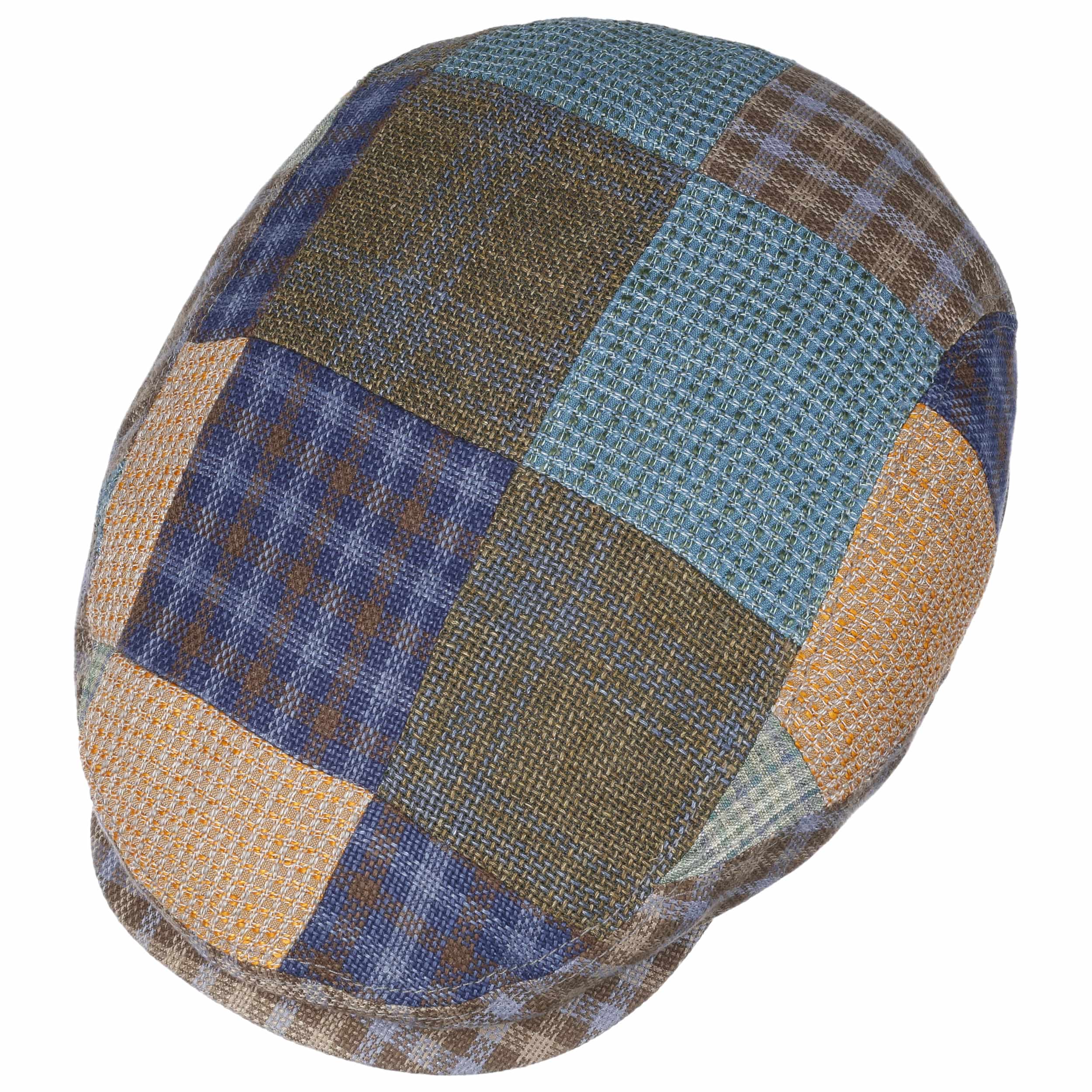 Clanton Patchwork Flat Cap by Stetson - 69,00
