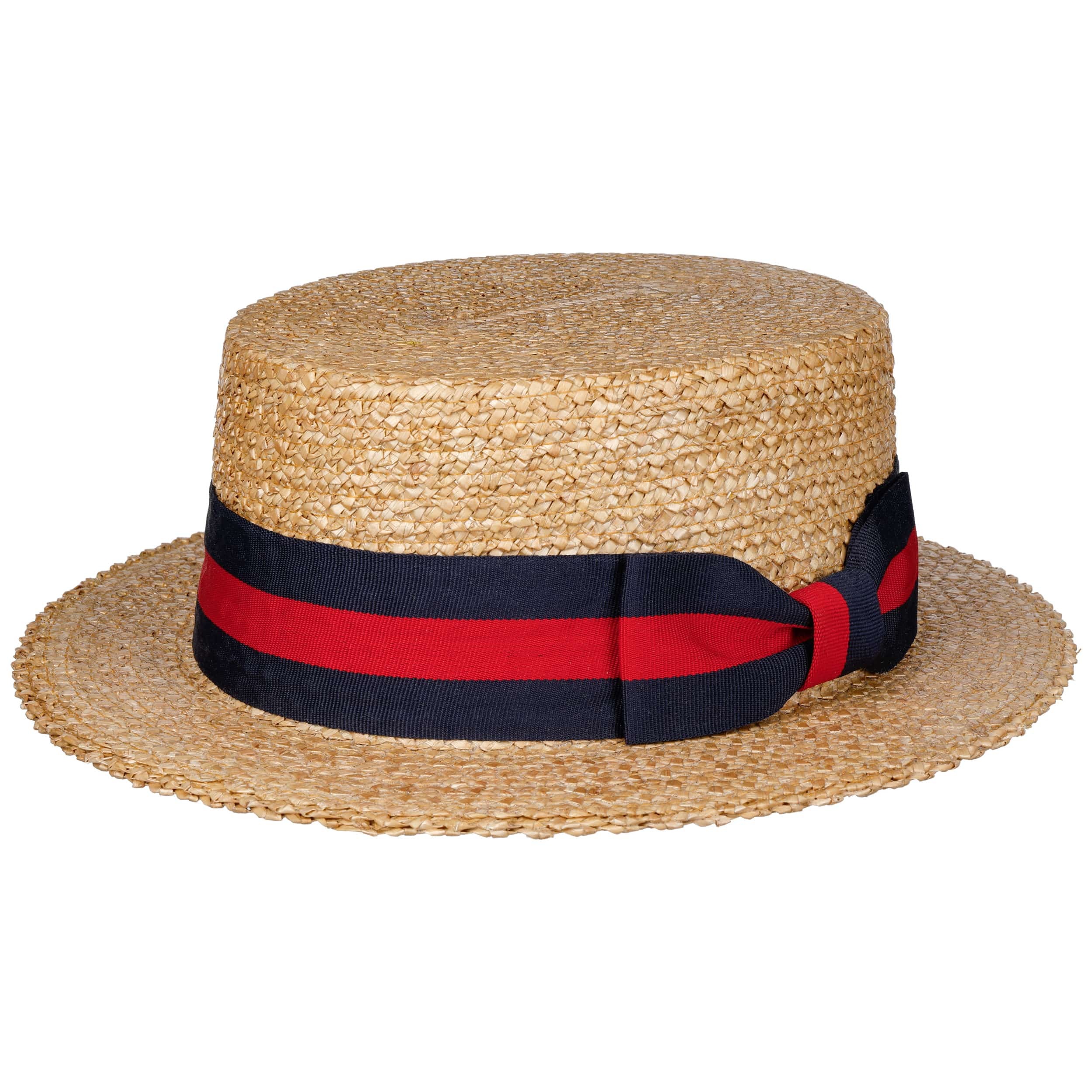 Classic Boater Straw Hat by JJ Hats - 98,95