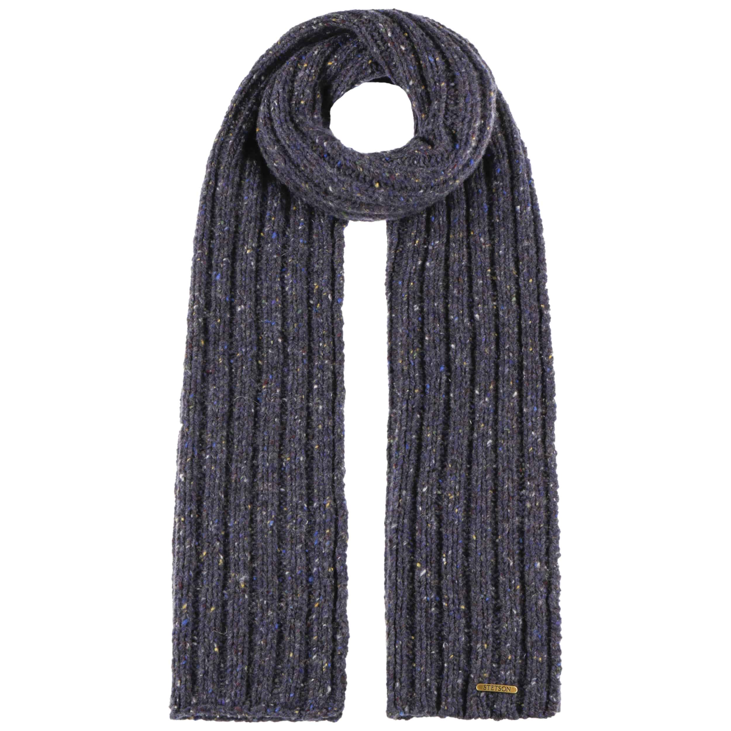 Classic Donegal Wool Knit Scarf by Stetson - 99,00