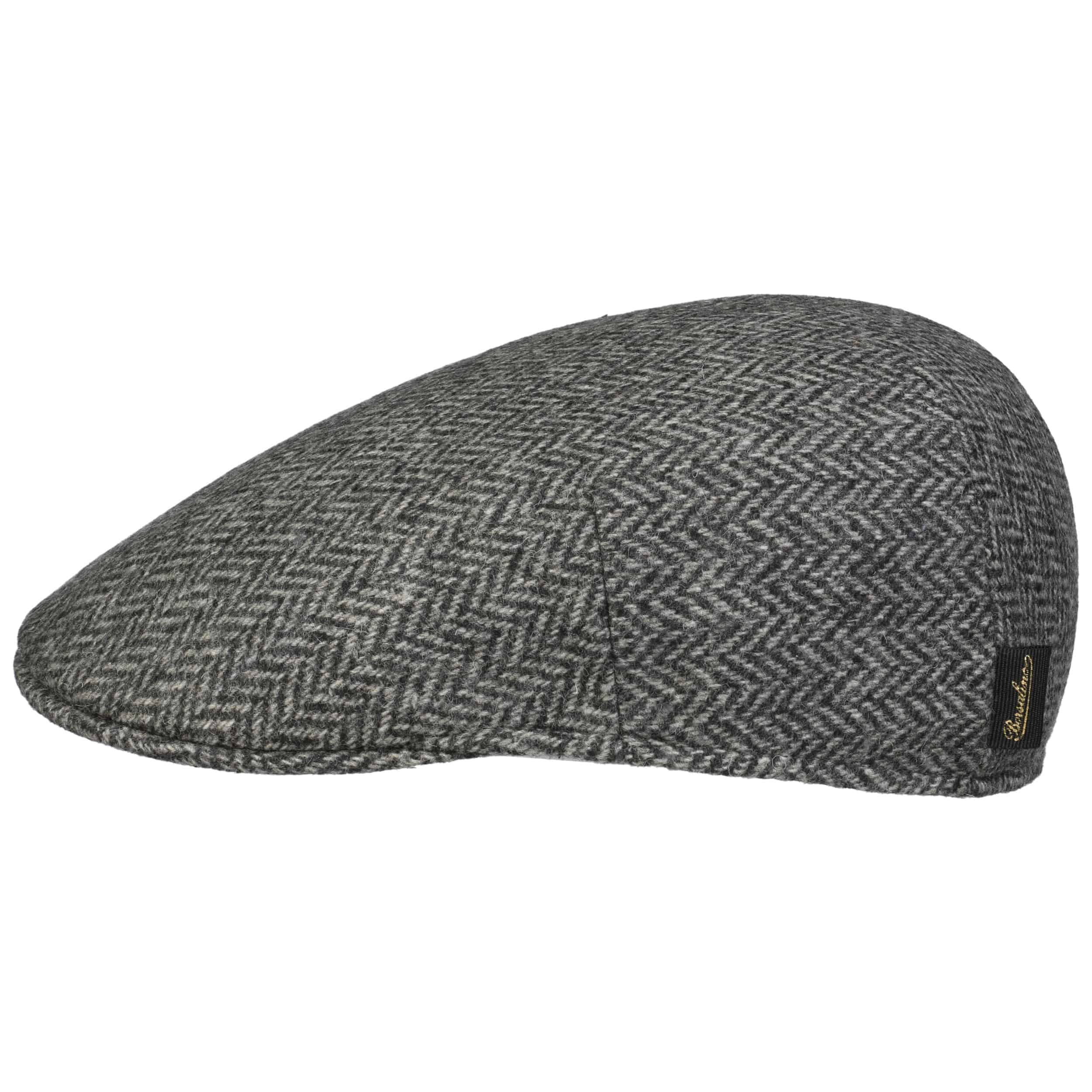 Classic Herringbone Flat Cap by Borsalino - 108,95