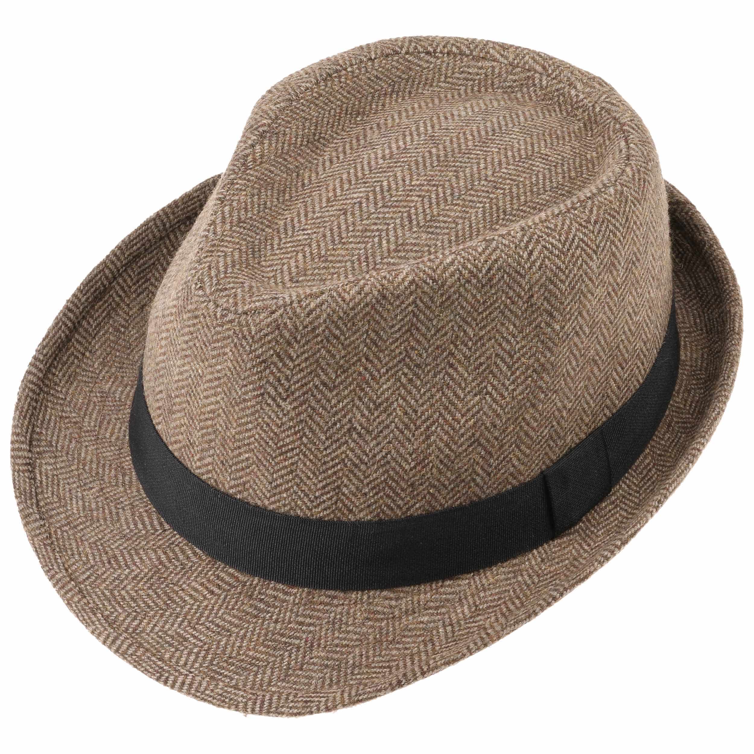 Classic Herringbone Trilby Hat by Lipodo - 37,95