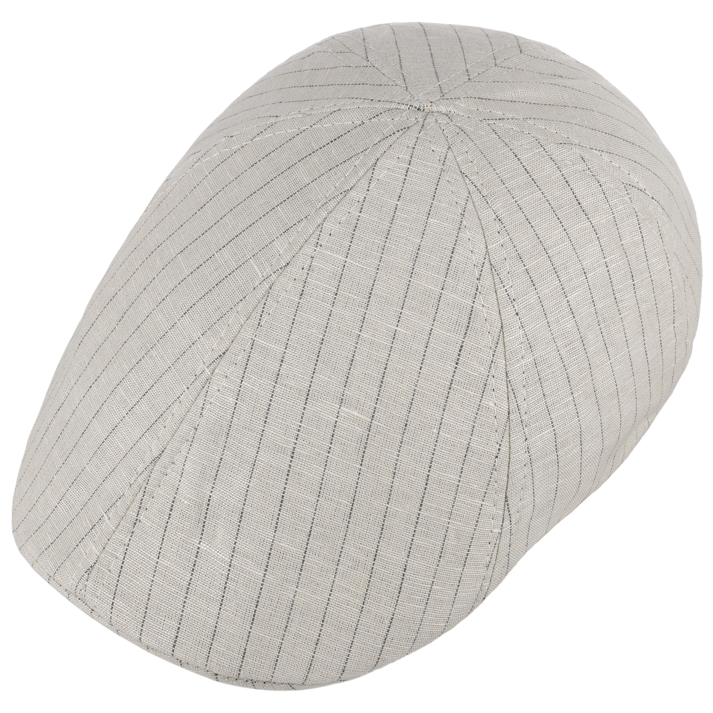 Classic Stripes Linen Flat Cap by Lipodo - 32,95